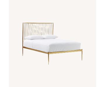 West Elm Stella Metal Bed - Queen - AptDeco