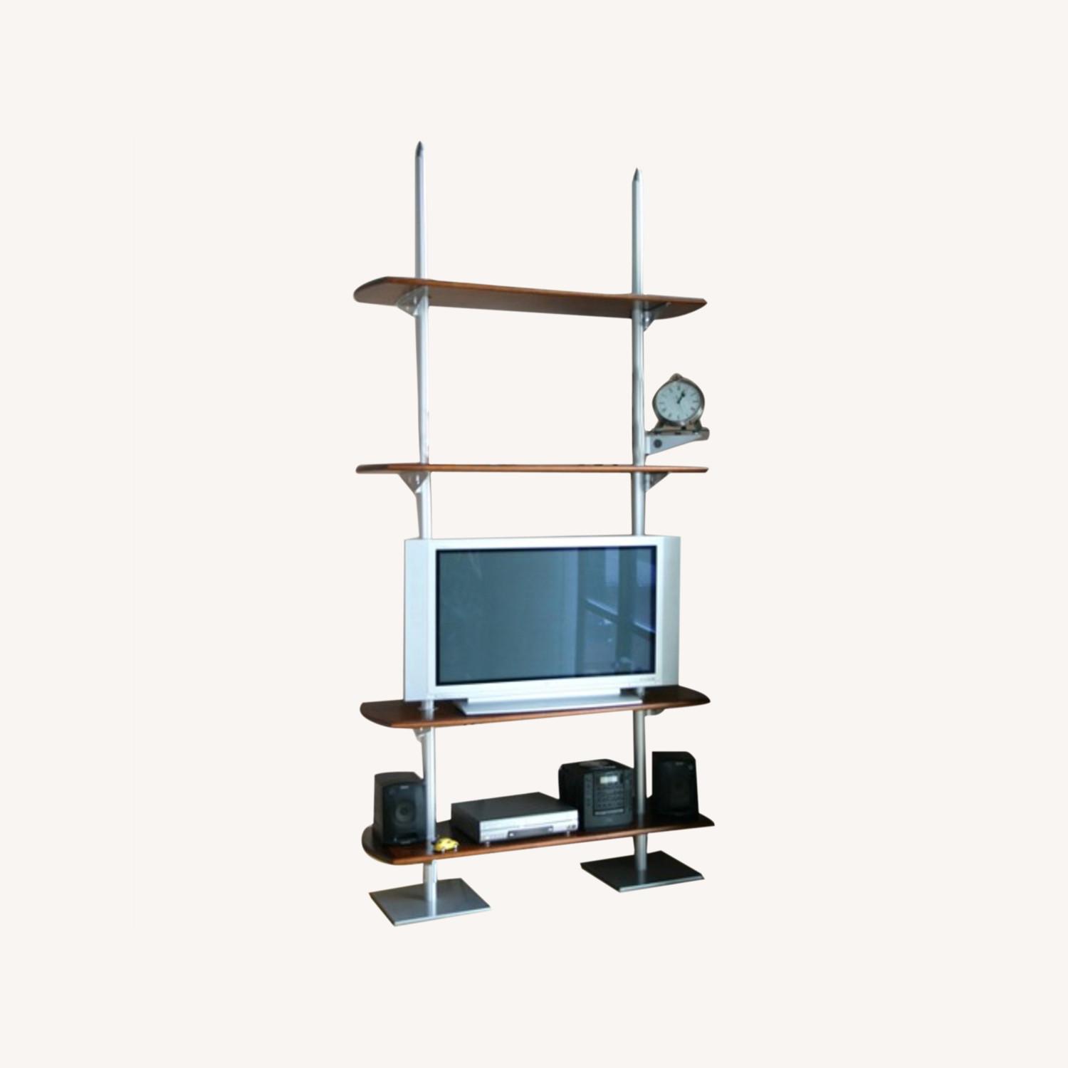 Modular Shelving System with TV Attachment - AptDeco