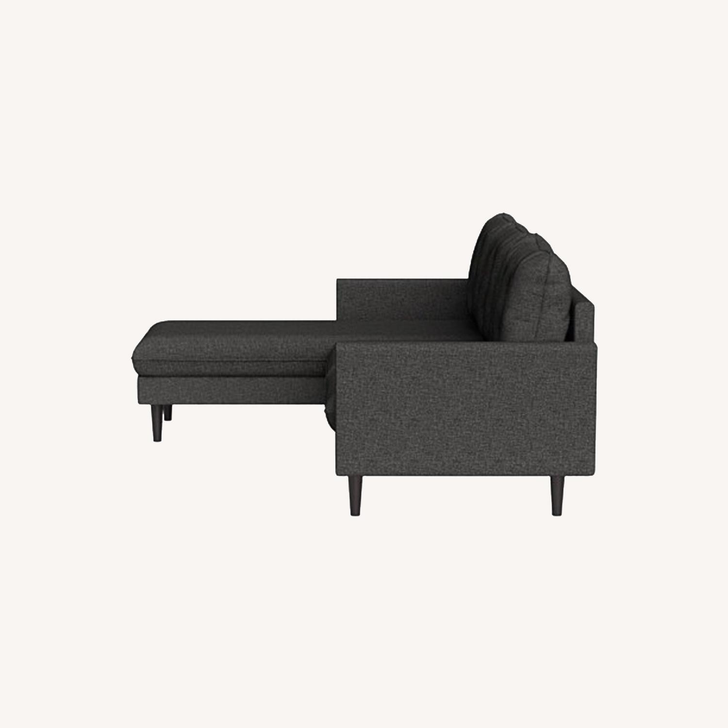 Inside Weather Custom Milo Sectional in Graphite - AptDeco