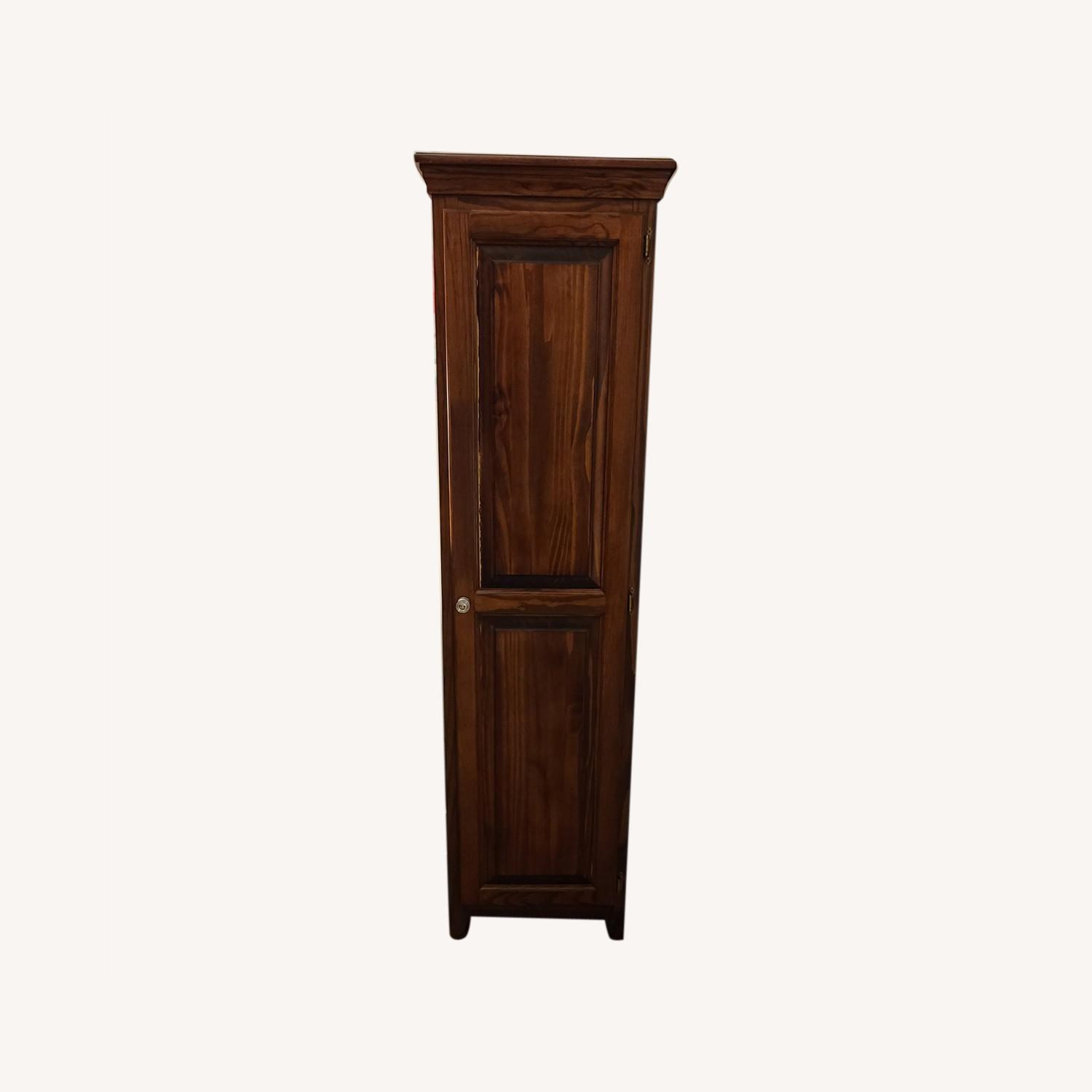 Single Door Storage Armoire - AptDeco