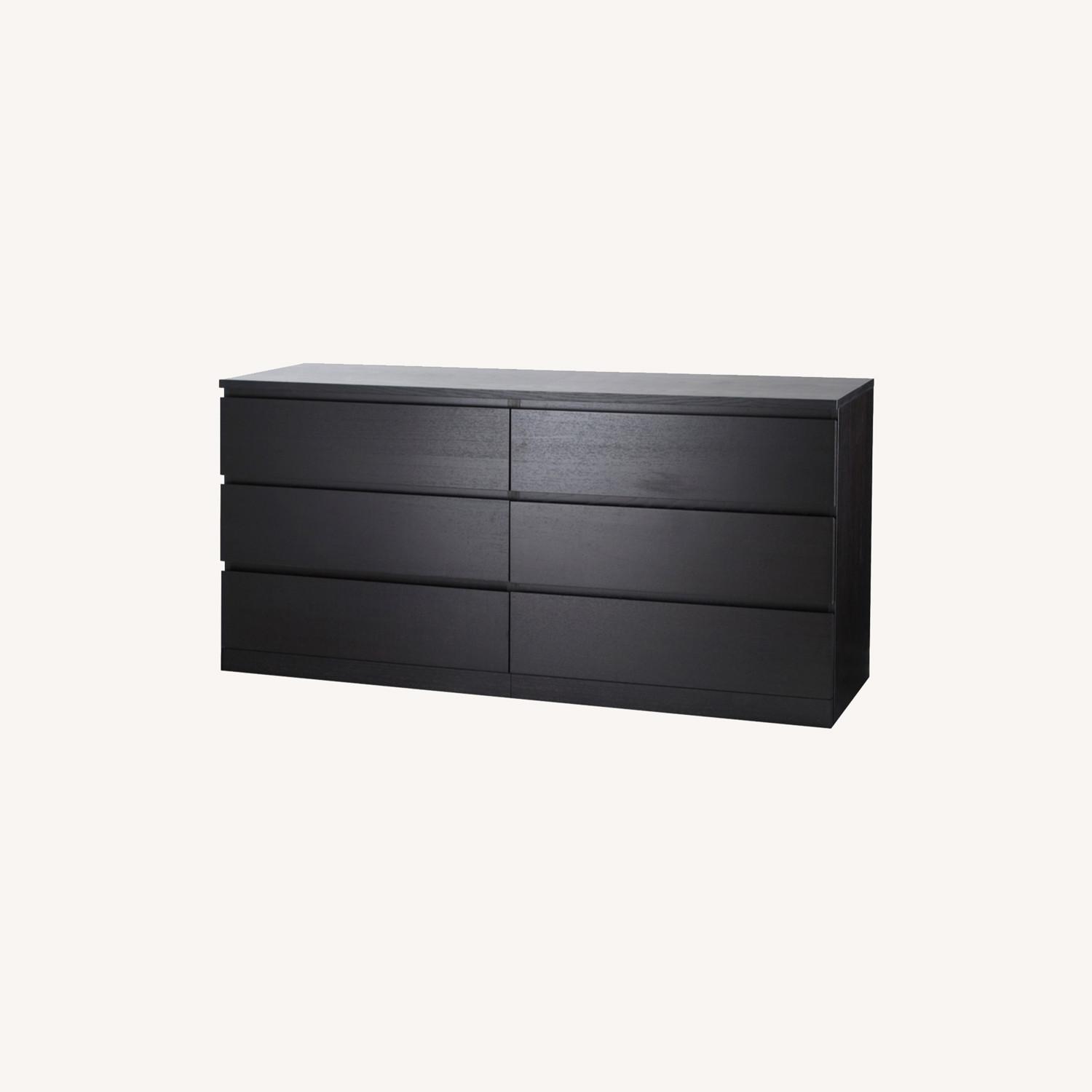 IKEA Malm Brown 6-Drawer Dresser - AptDeco