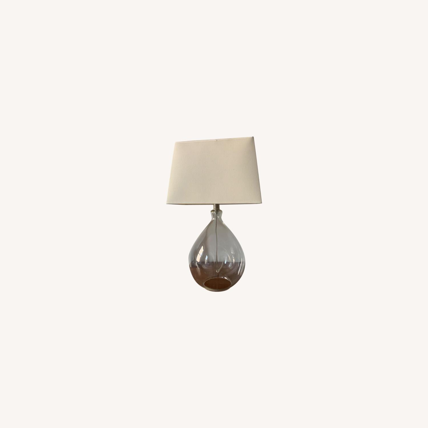 Target Clear Glass Modern Lamps (Set of 2) - AptDeco