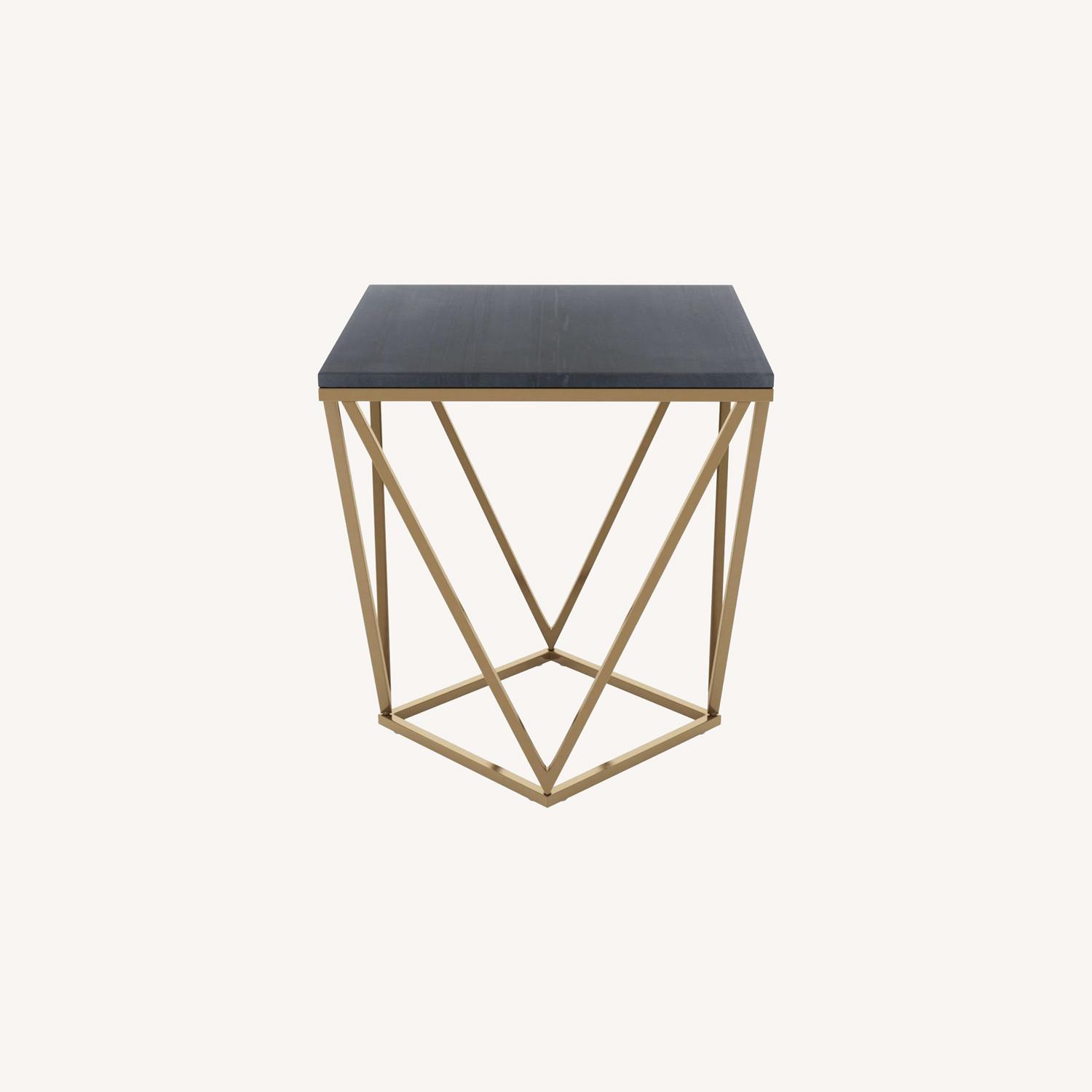 Ciro Modern Geo Side Table - AptDeco