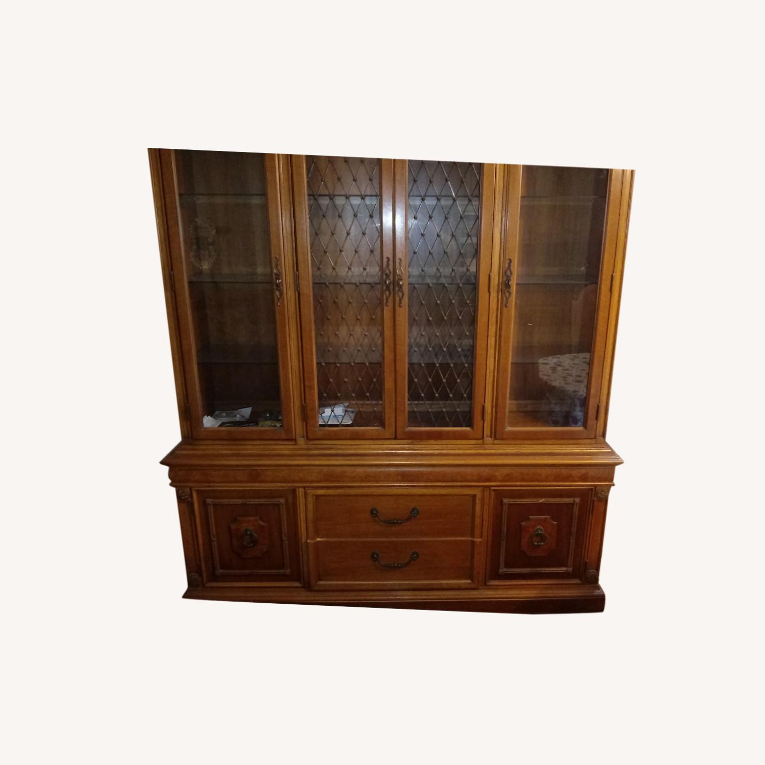 Breakfront and Display Cabinet - AptDeco