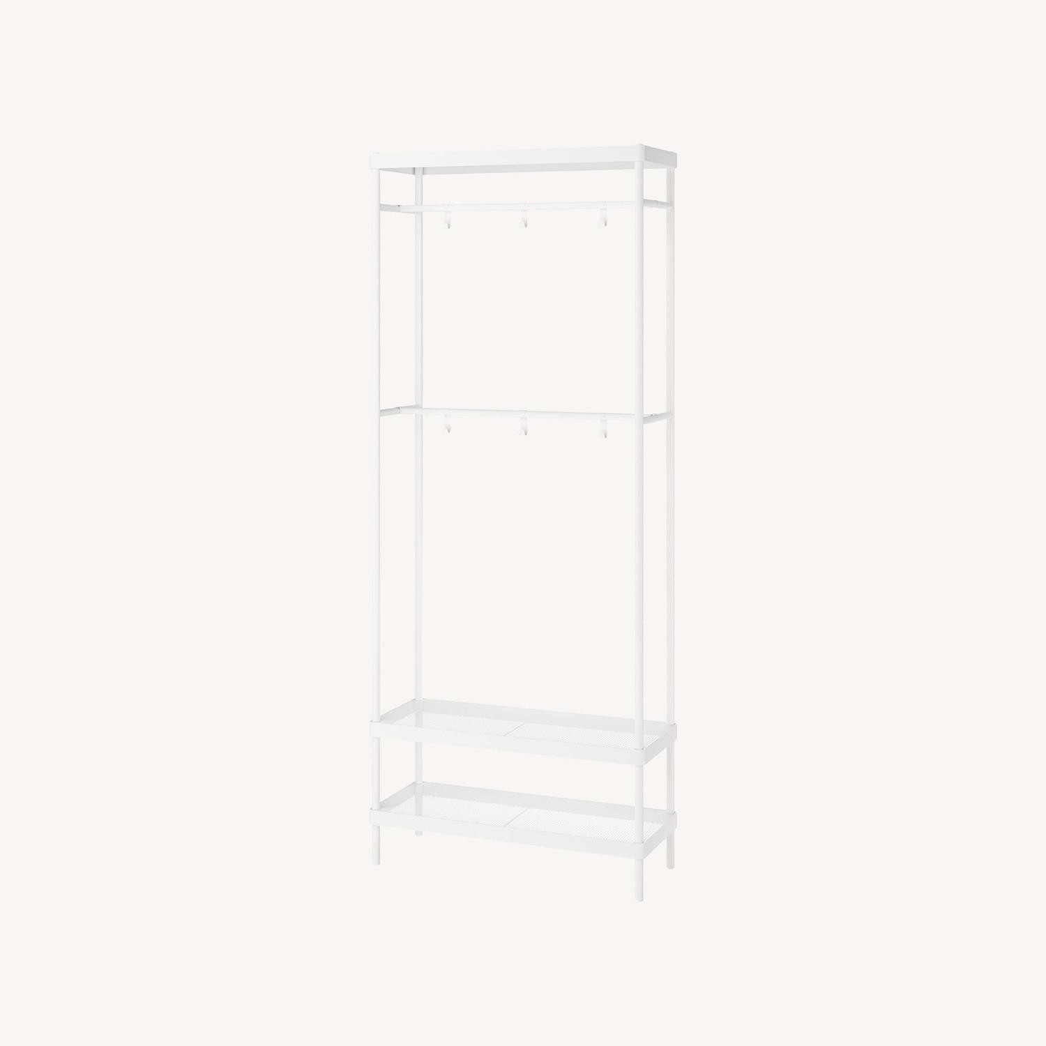 IKEA Entryway Coat and Shoe Rack - AptDeco