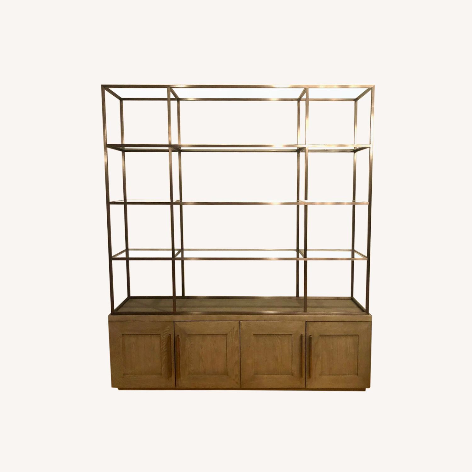 Restoration Hardware Machinto 4 Door Sideboard & Hutch - AptDeco