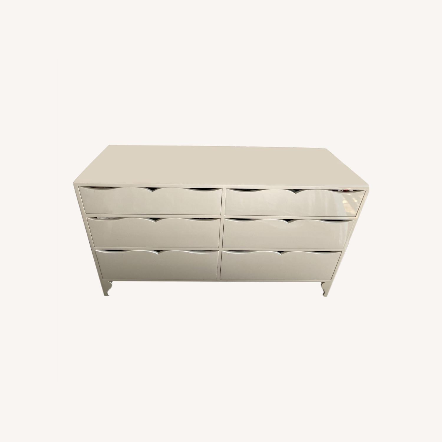 ABC Carper & Home Luxe White Lacquer Dresser - AptDeco