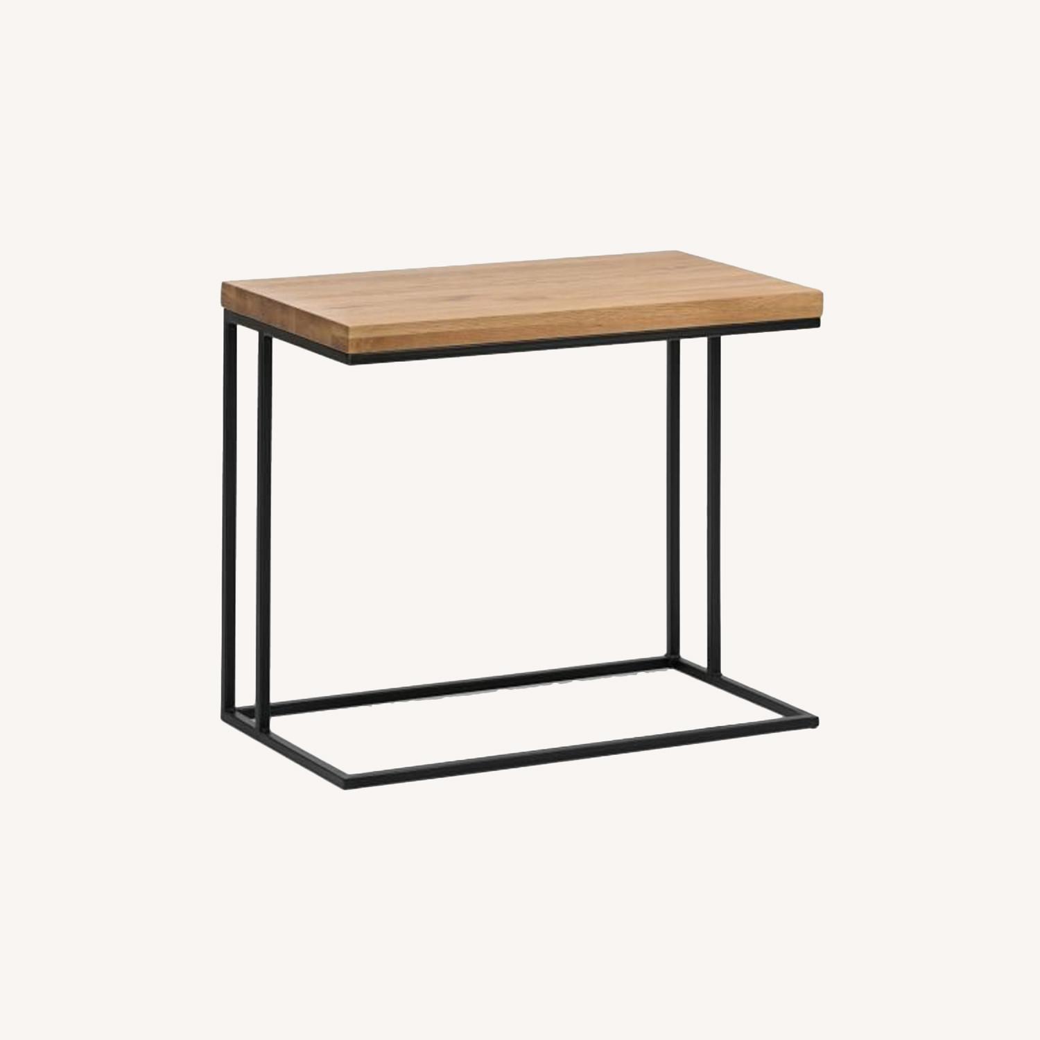 West Elm Randall C-Side Table, Oak - AptDeco