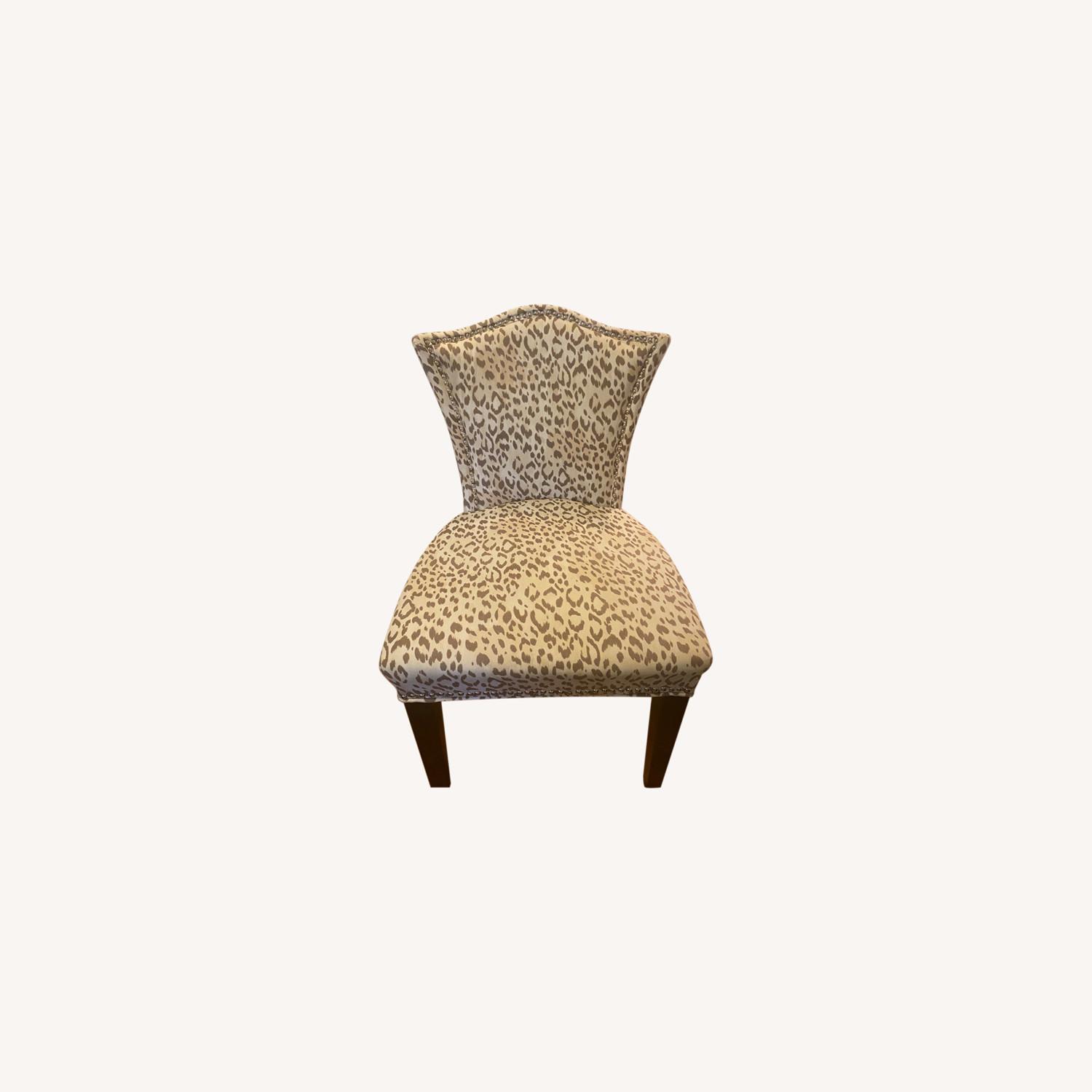 Leopard Print Accent Chair - AptDeco