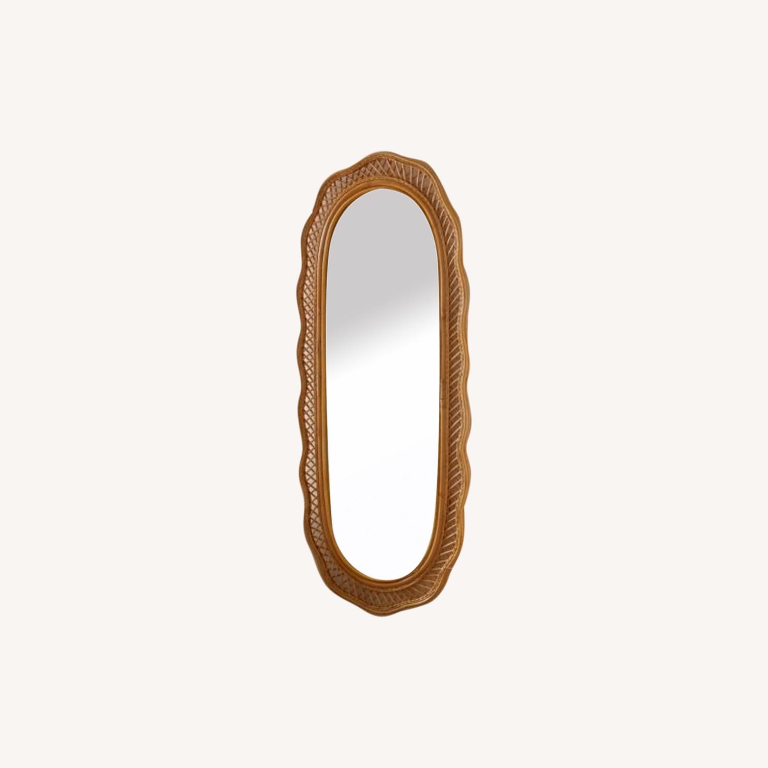 Urban Outfitters Malorie Wicker Wall Mirror - AptDeco