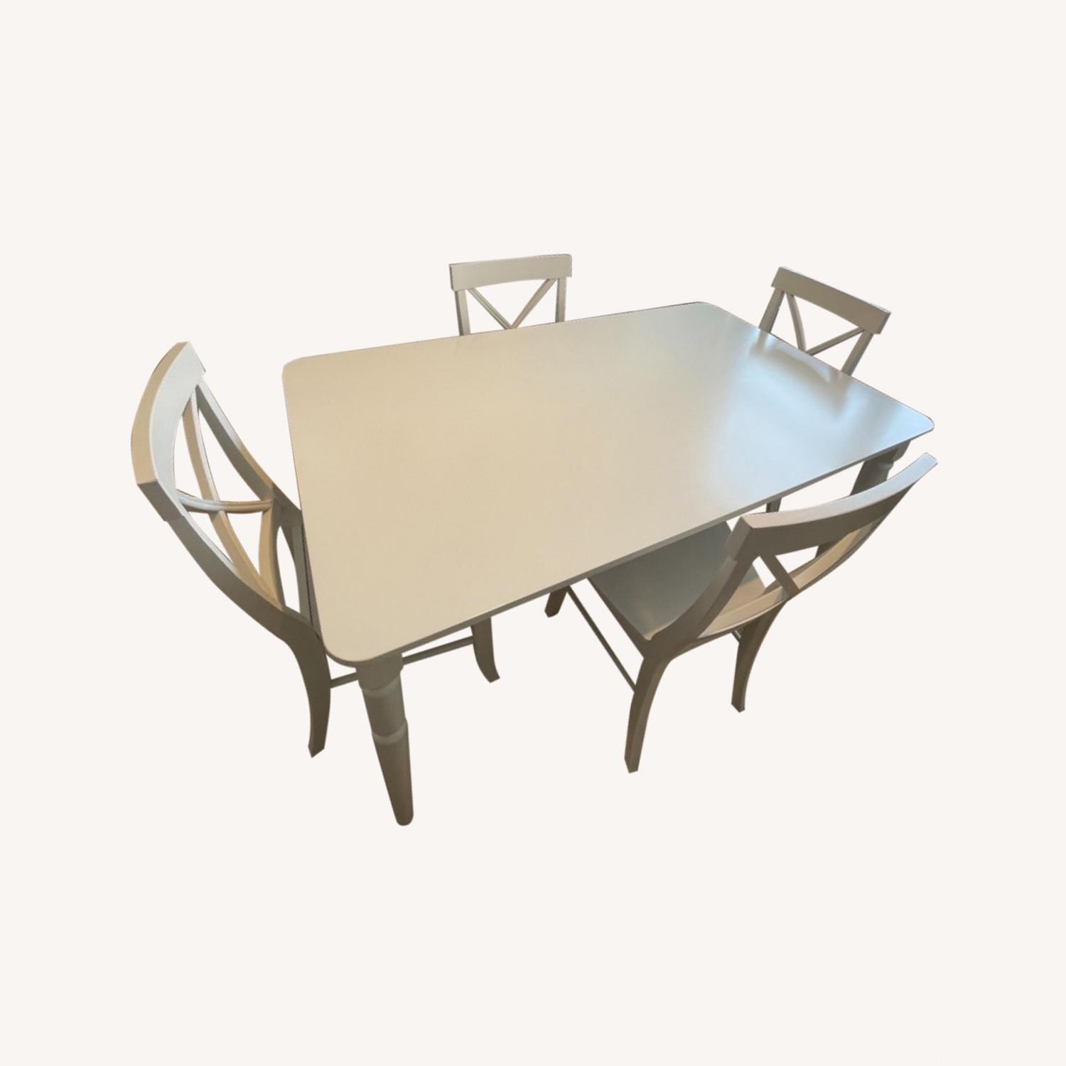 Simple Living Albert Dining Table and 4 Chairs - AptDeco