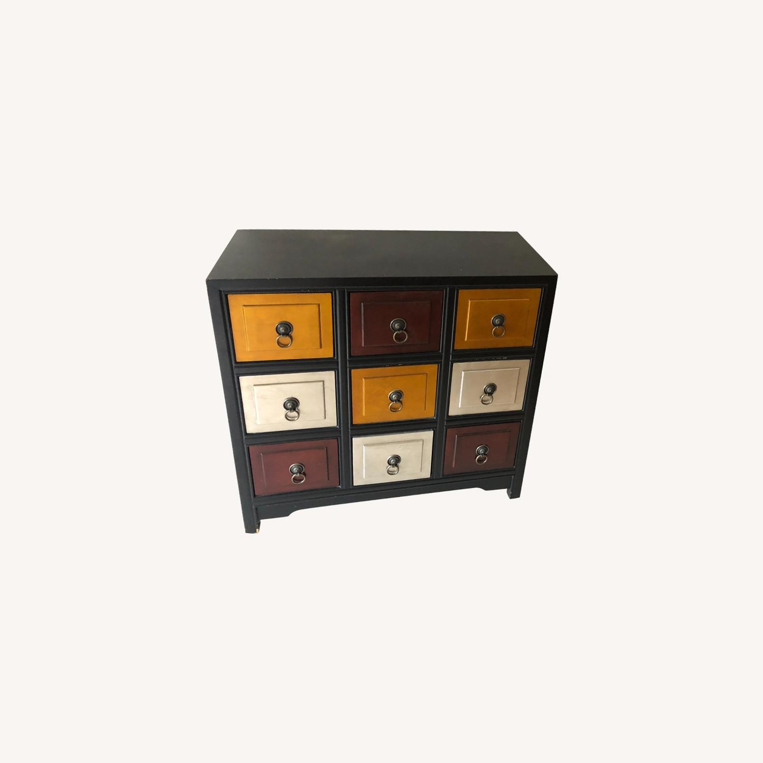 Pair of Chests w/ Multi-color Pocket Drawers - AptDeco