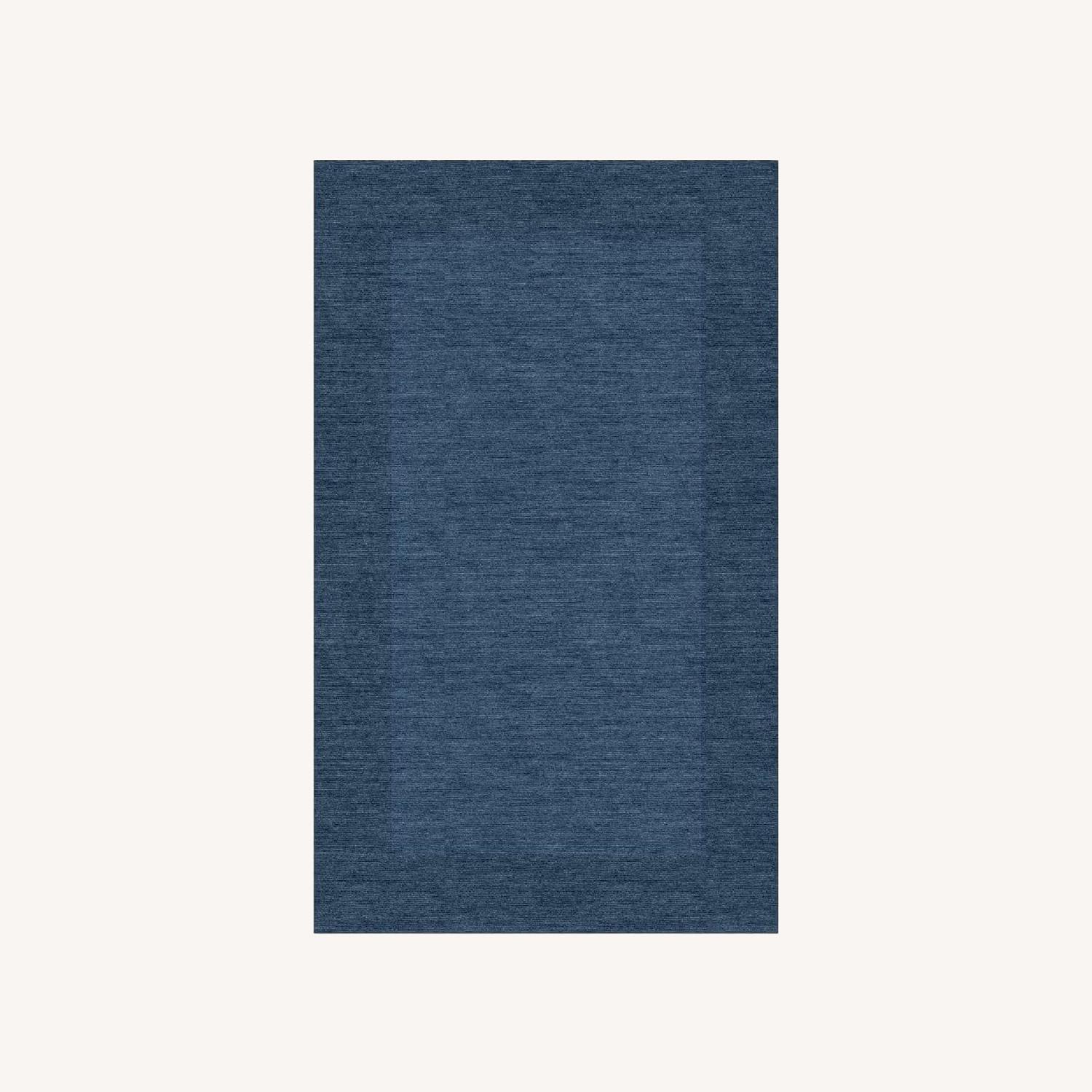 Pottery Barn Blue Mystique Color Henley Rug - AptDeco