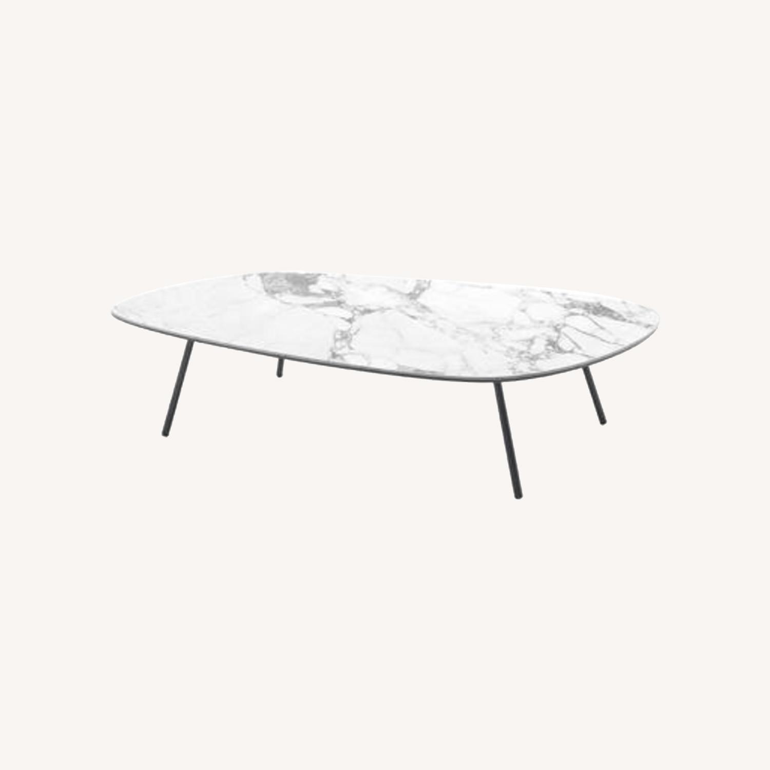 Calligaris Tweet Marble Coffee Table - AptDeco