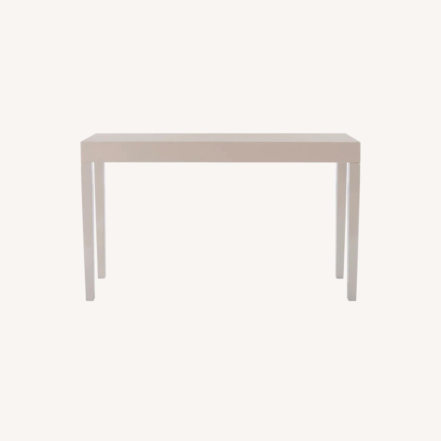 Wayfair Modern Taupe Console/Entry Table - AptDeco