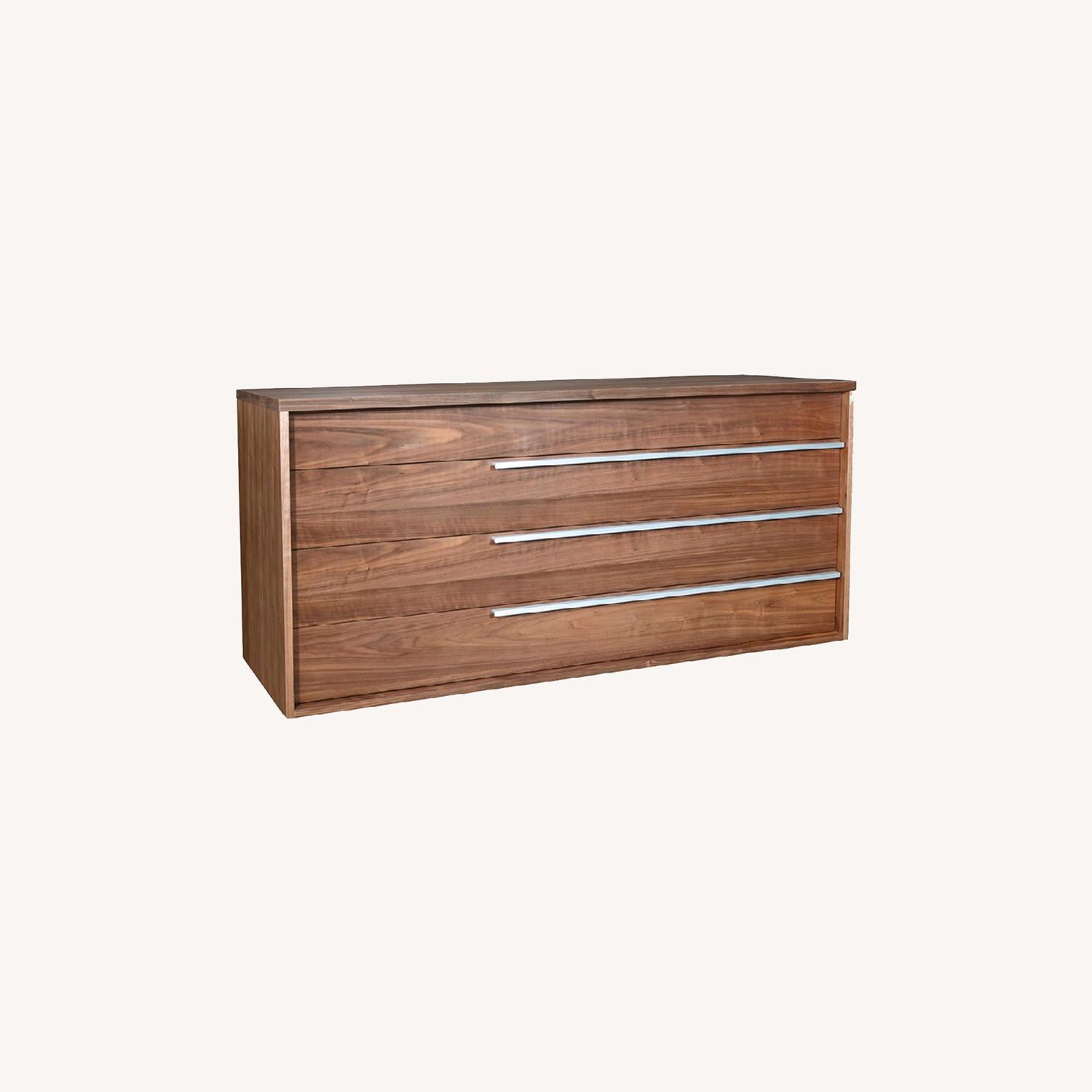 Modani Lea Contemporary Dresser Walnut - AptDeco