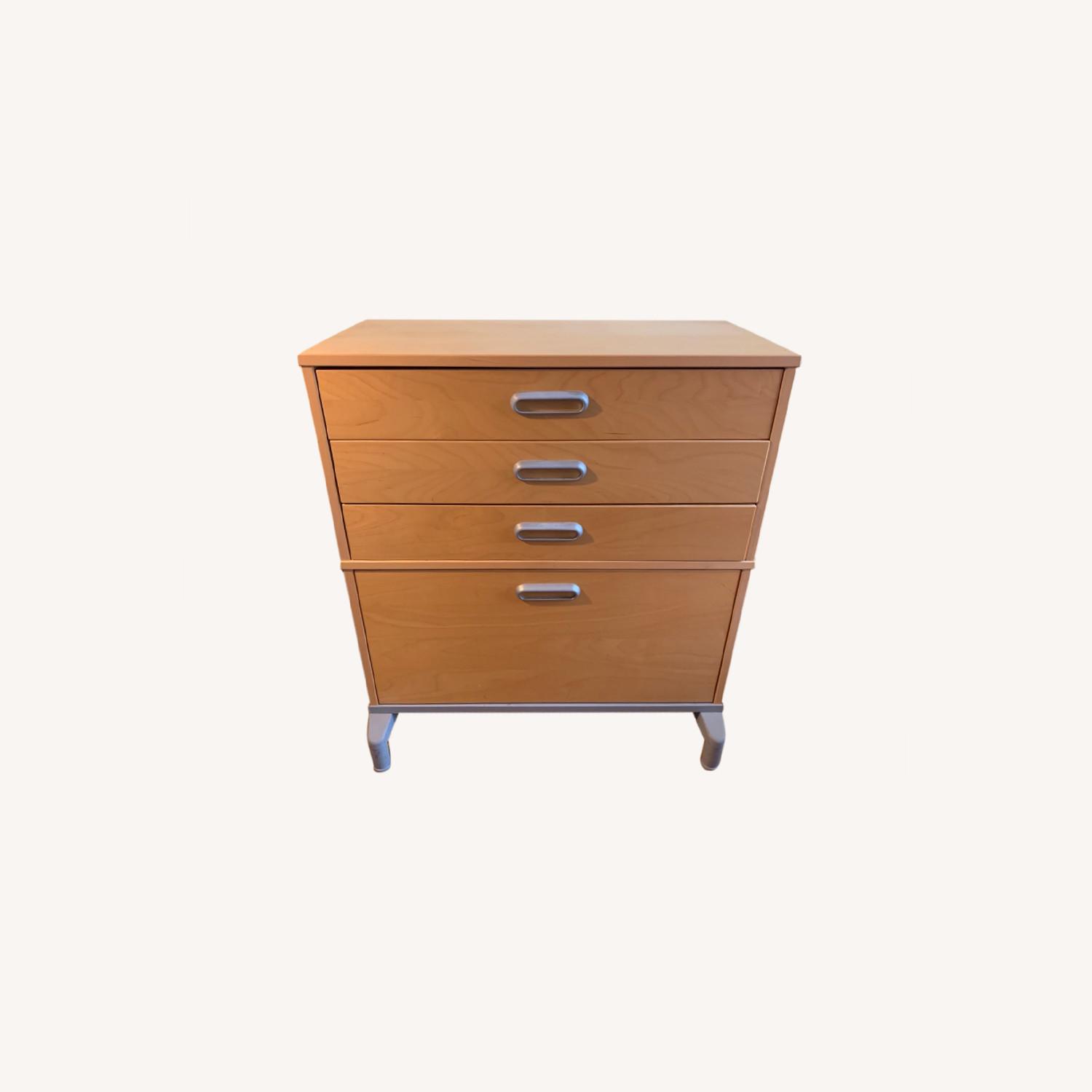 IKEA Double File Cabinet with 3 Drawers on Top - AptDeco