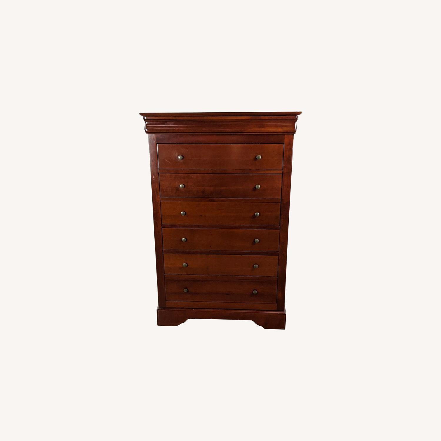 Solid Wood Tallboy Chest - AptDeco