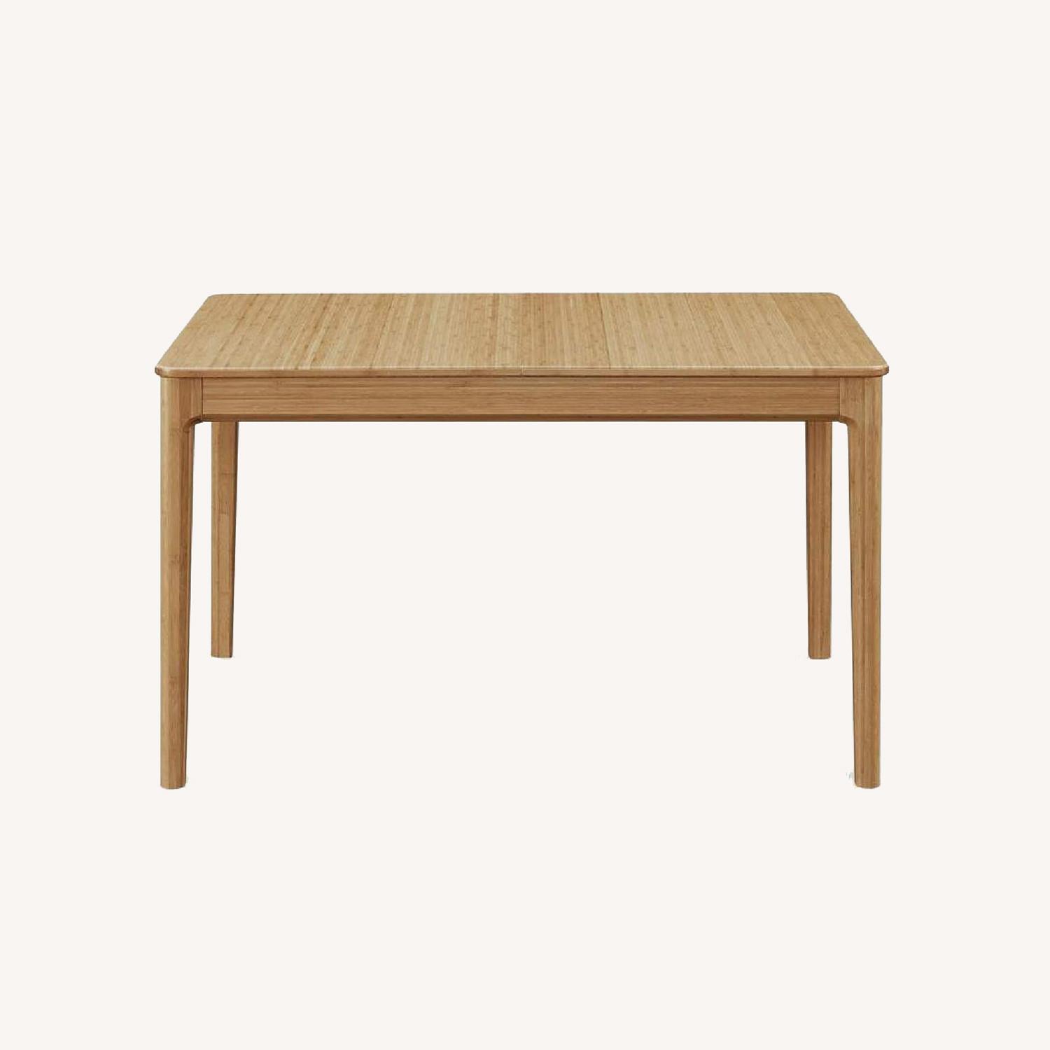Bamboo Extendable Dining Table - AptDeco