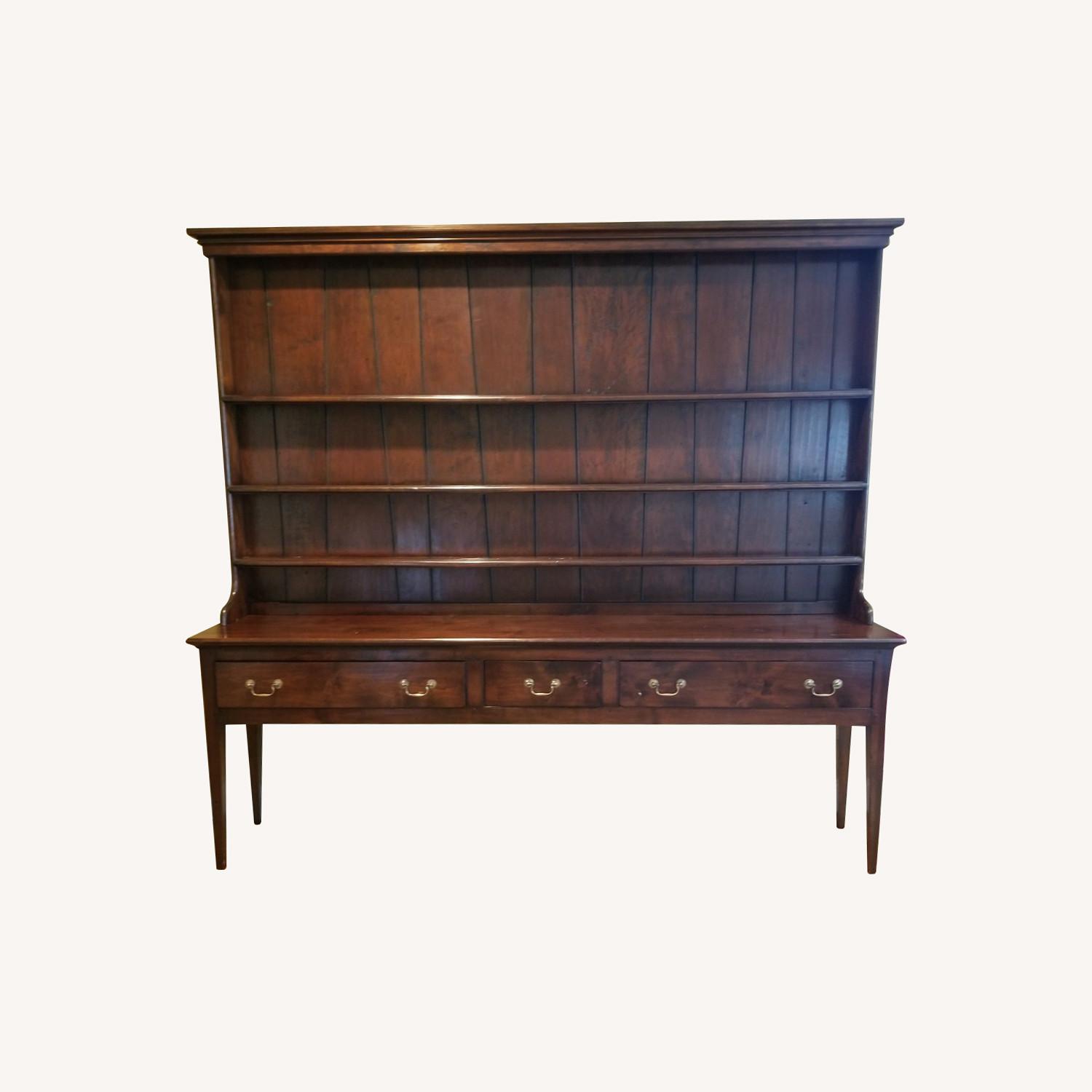 Wood Dining Hutch - AptDeco