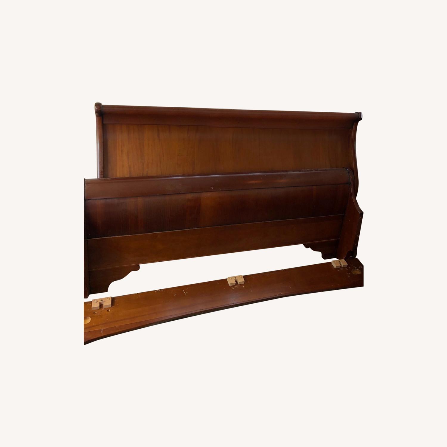 Grange Louis-Philippe Cherrywood Queen Sleigh Bed - AptDeco