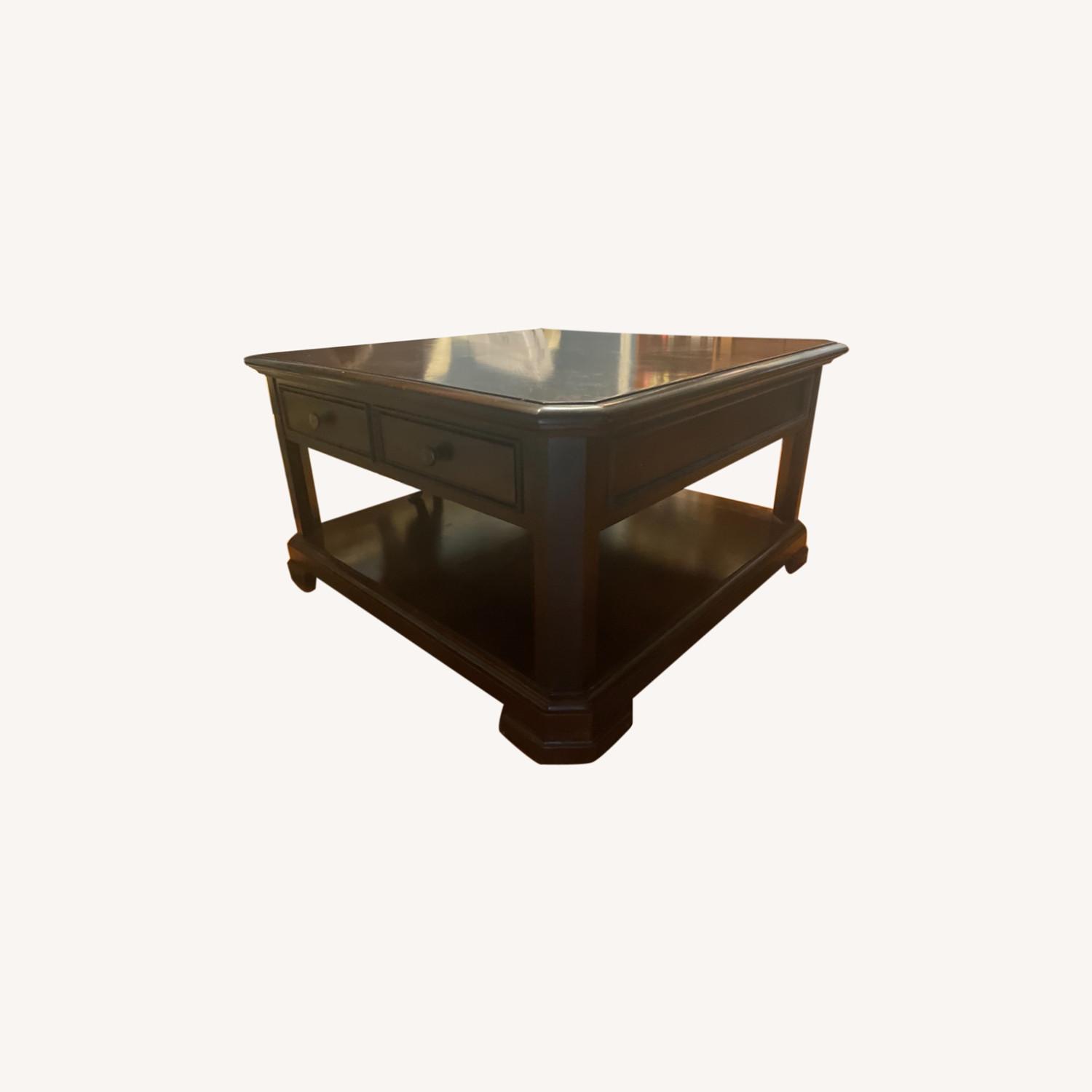 Handmade Solid Wood Coffee Table - AptDeco