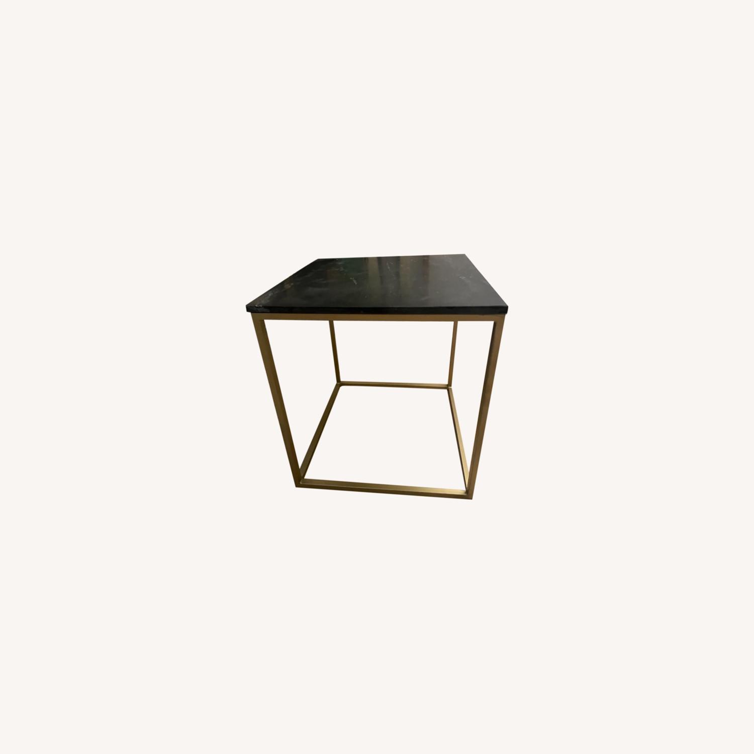 Cb2 Marble End Table - AptDeco