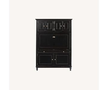 Arhaus Alderson Hideaway Desk- Black - AptDeco