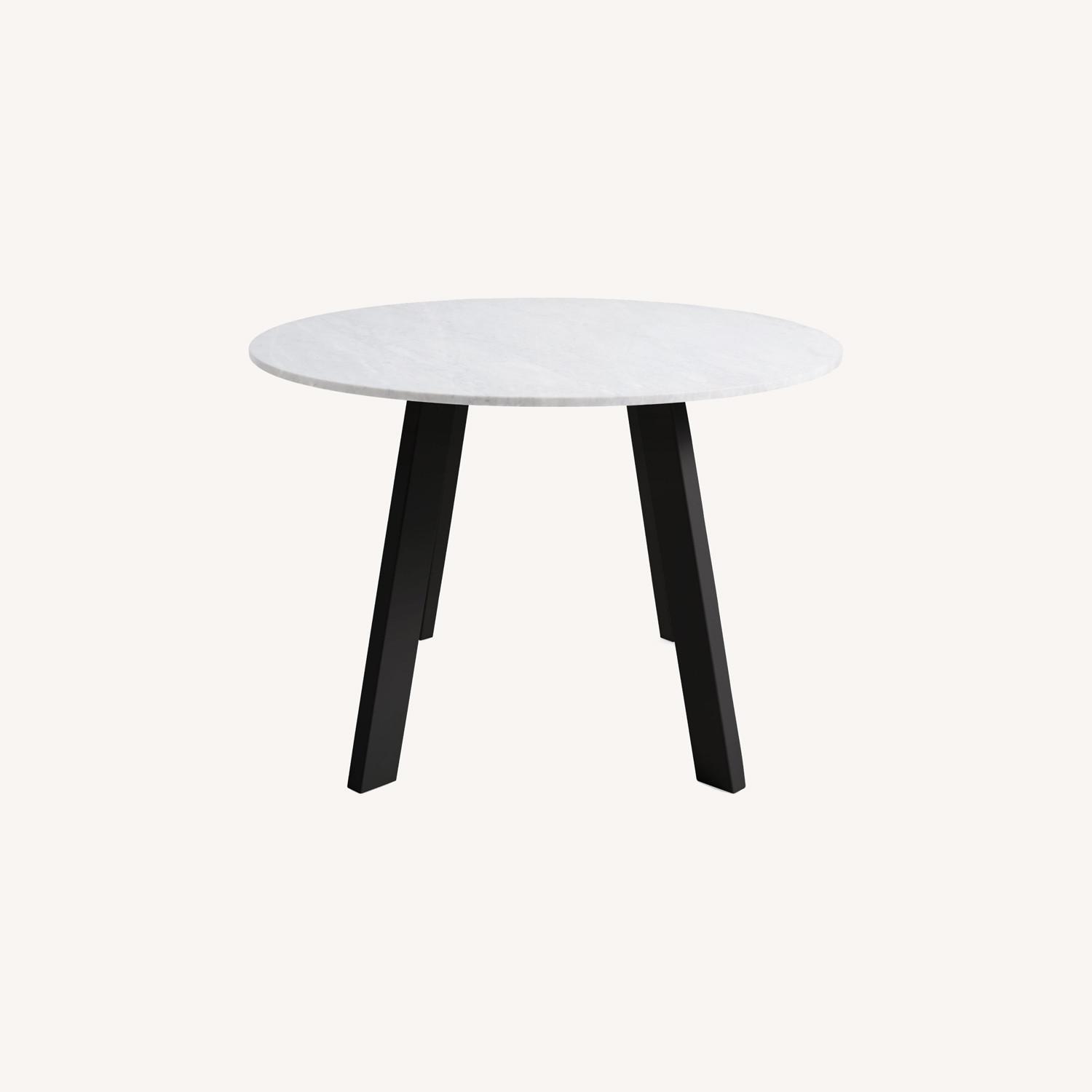 Blu Dot Marble 42" Dining Table - AptDeco