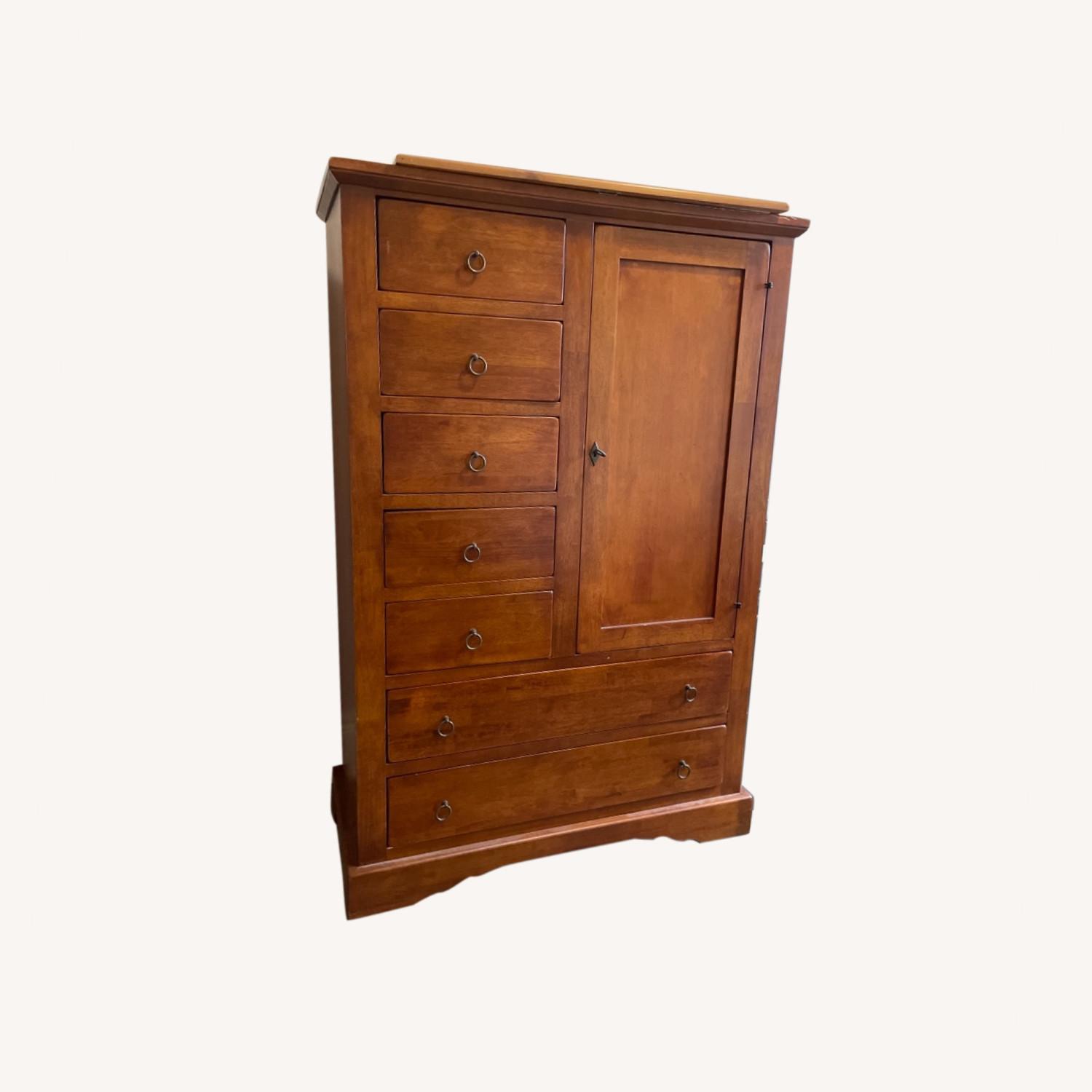 Solid Wood Armoire Wardrobe - AptDeco
