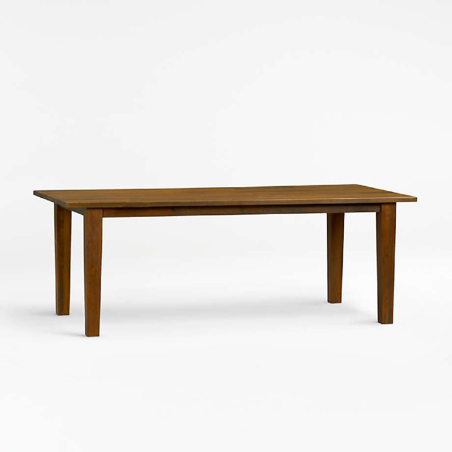 Crate and Barrel Basque Honey 65" Dining Table - AptDeco