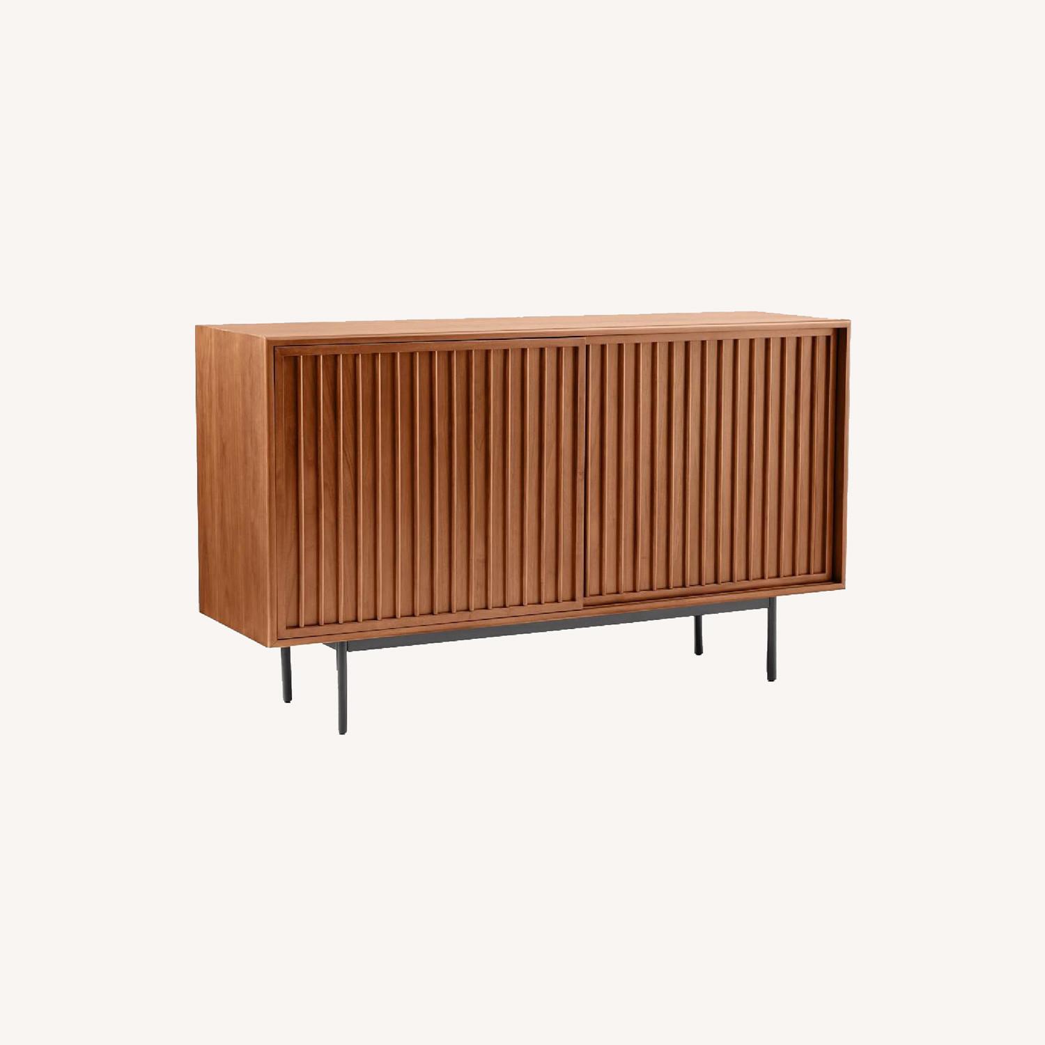 West Elm Slatted Buffet - AptDeco