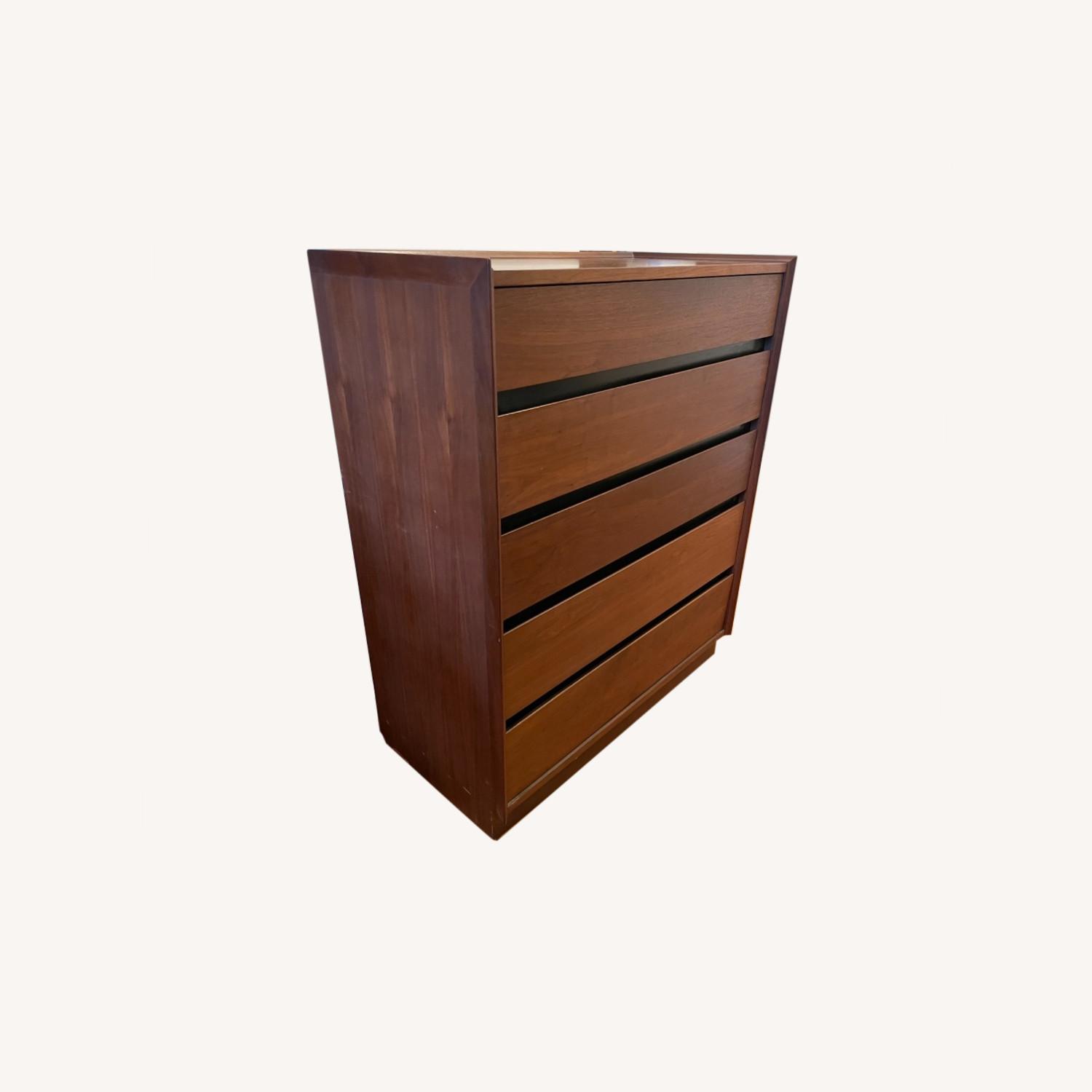 Vintage Walnut Mid-Century Dillingham Dresser - AptDeco