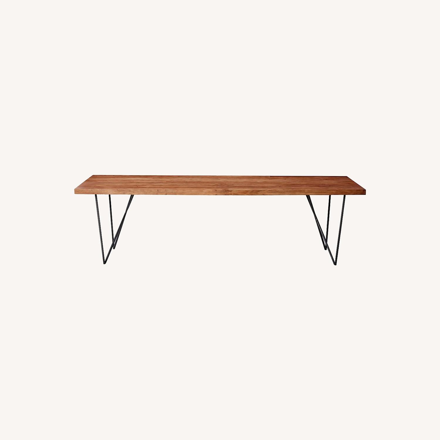 CB2 Dylan Dining Table & Bench - AptDeco