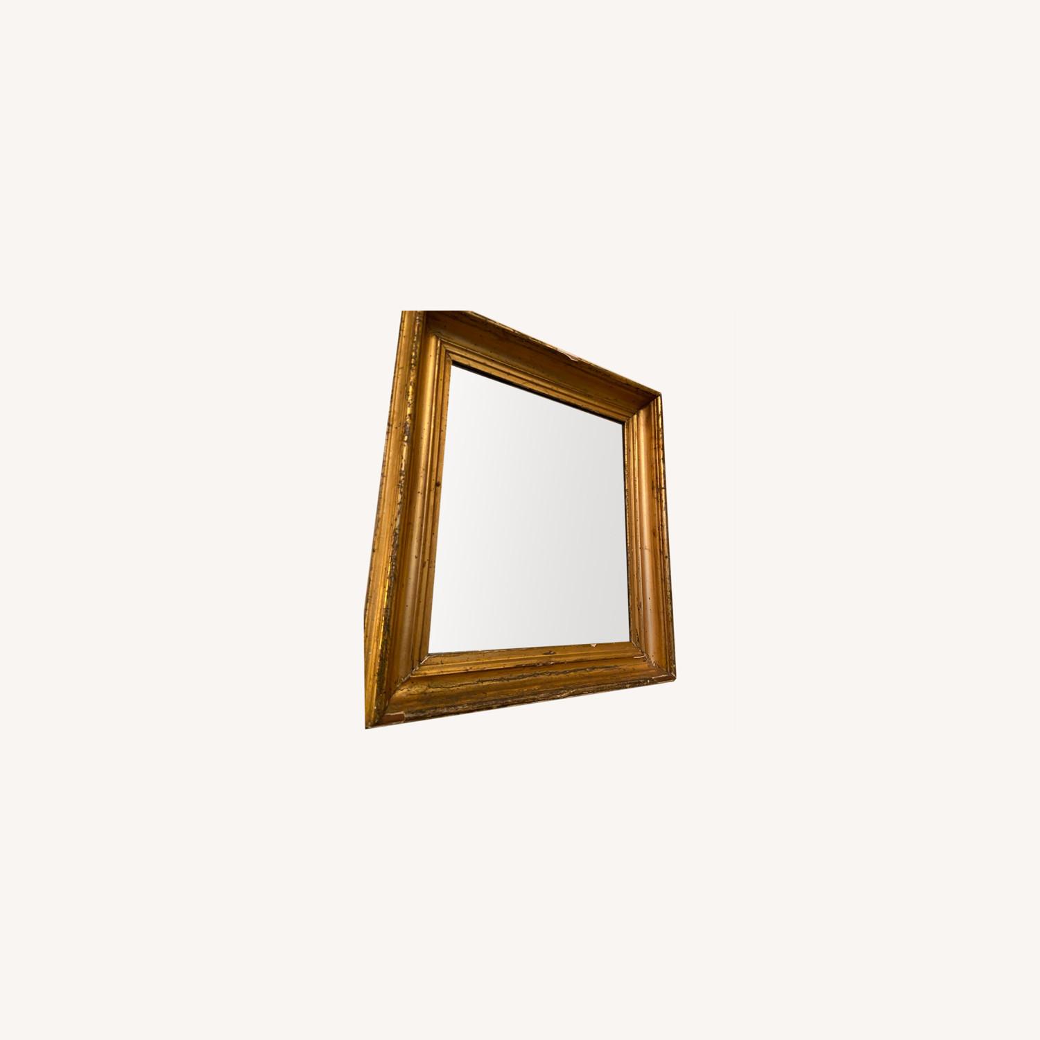 ABC Home Antique Wooden Mirror - AptDeco