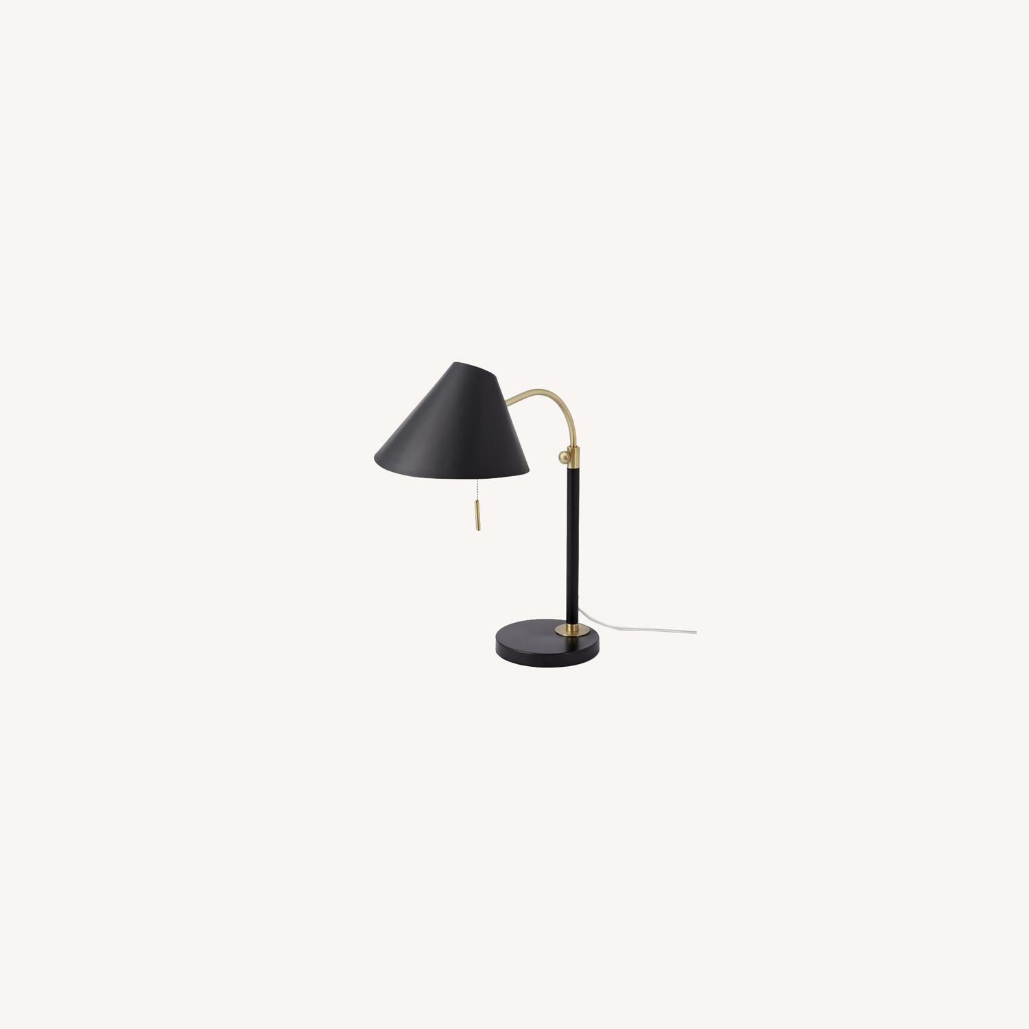West Elm Mid Century Task Table Lamp Black Aptdeco