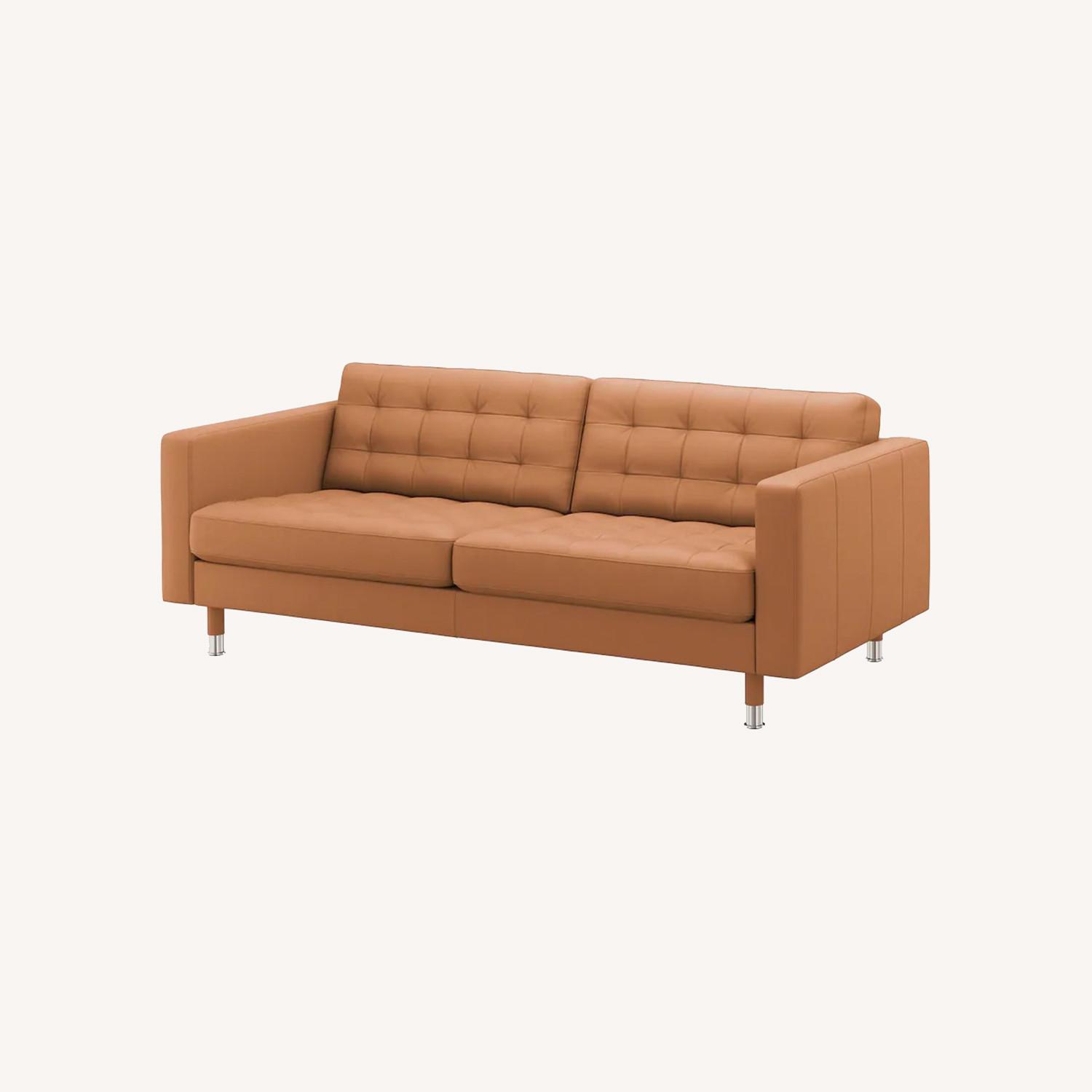 IKEA MORABO Sofa, Grann/Bomstad Golden Brown/Metal - AptDeco