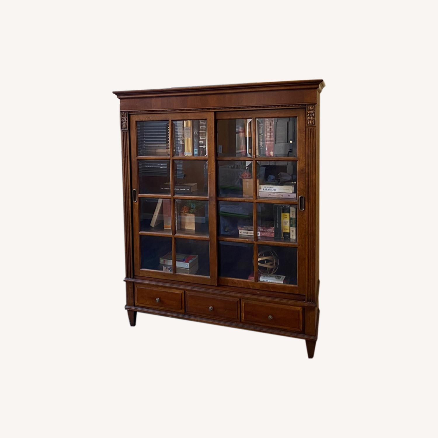 Ethan Allen, Classic, Lawyers Bookcase - AptDeco