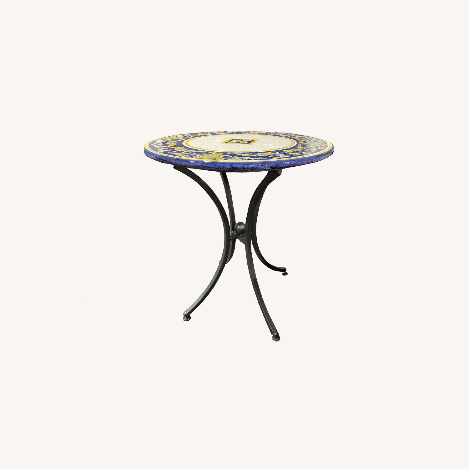 Italy Positano Handmade Stone Coffee Table - AptDeco