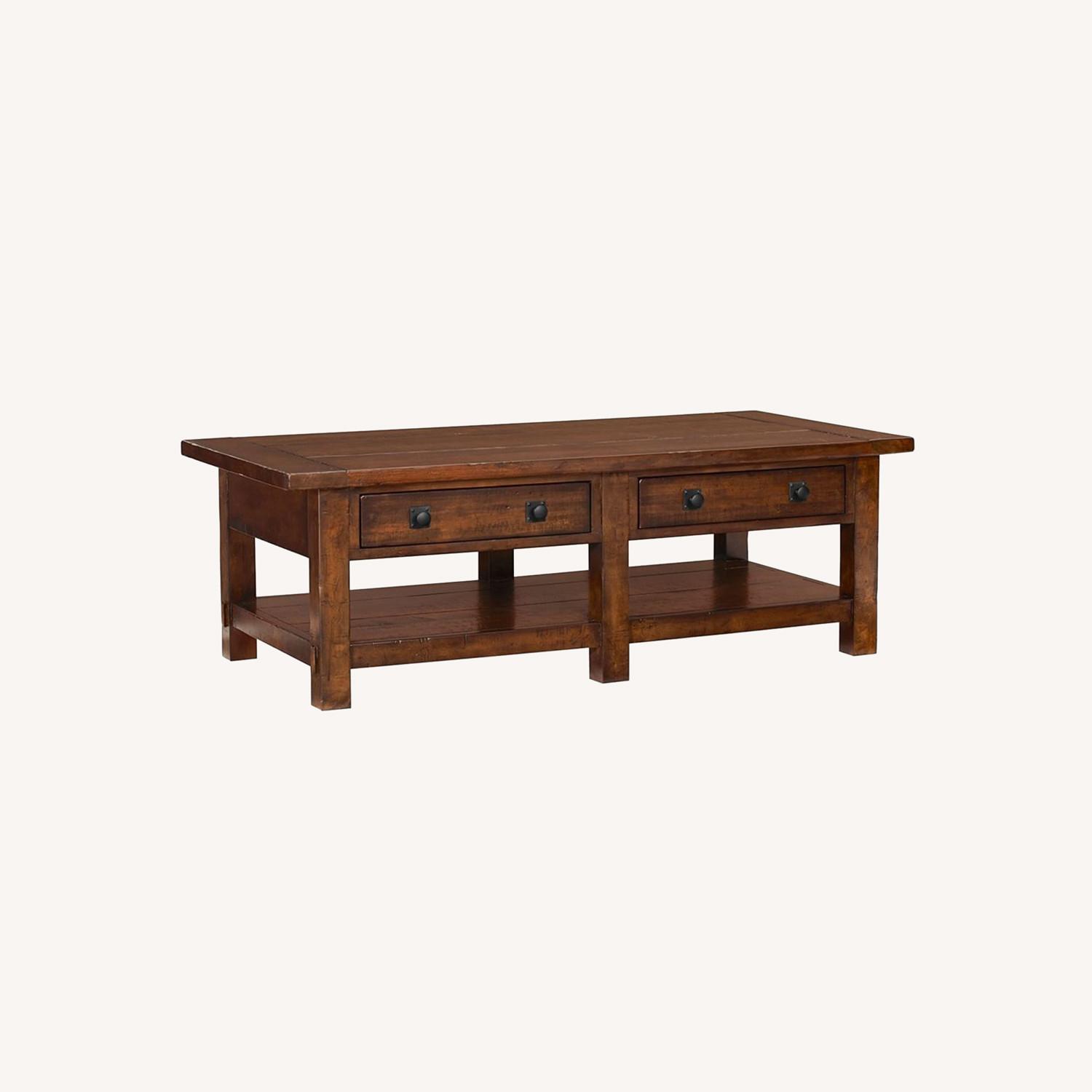 Pottery Barn Benchwright Coffee Table - AptDeco