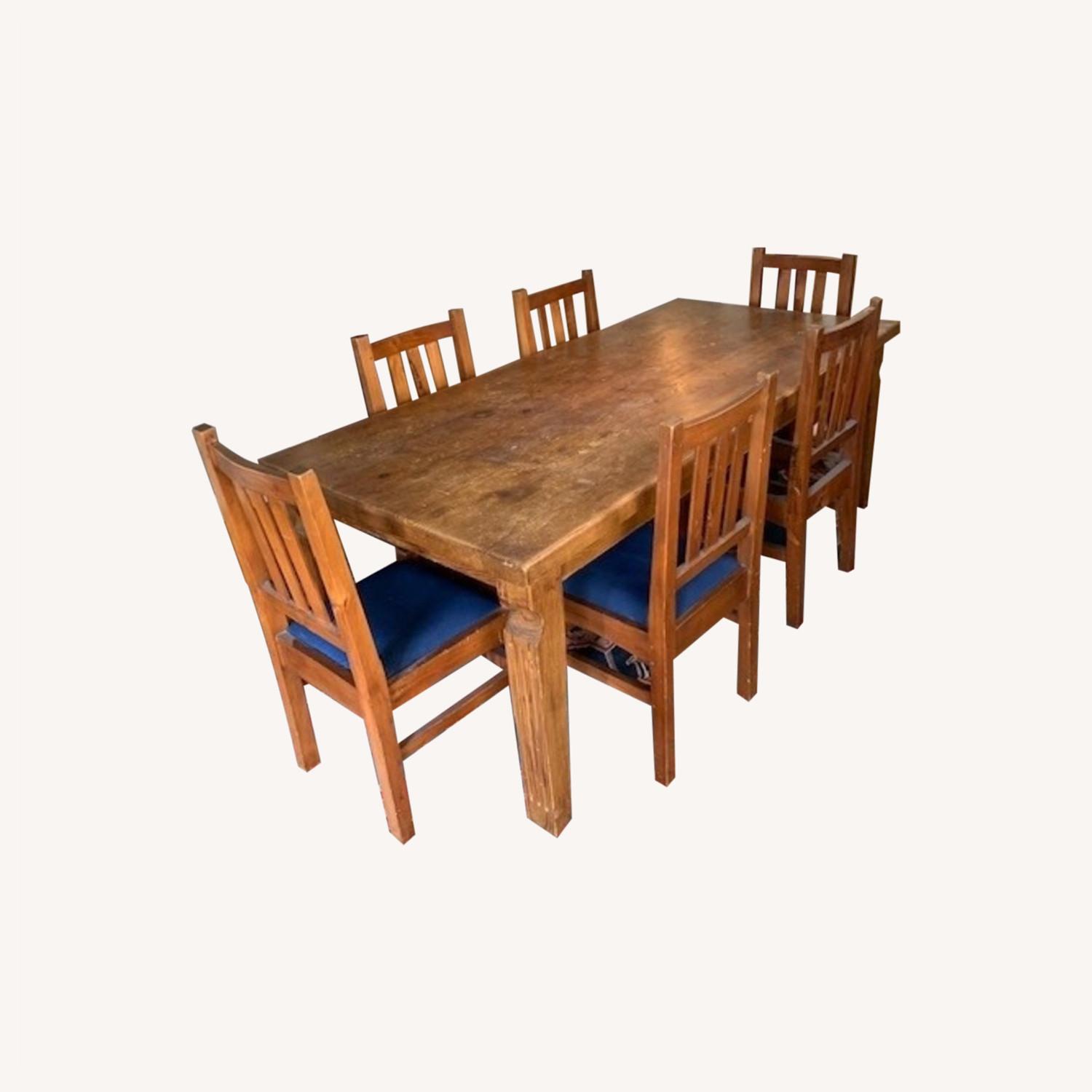 Custom Craftsman Dining Set - AptDeco