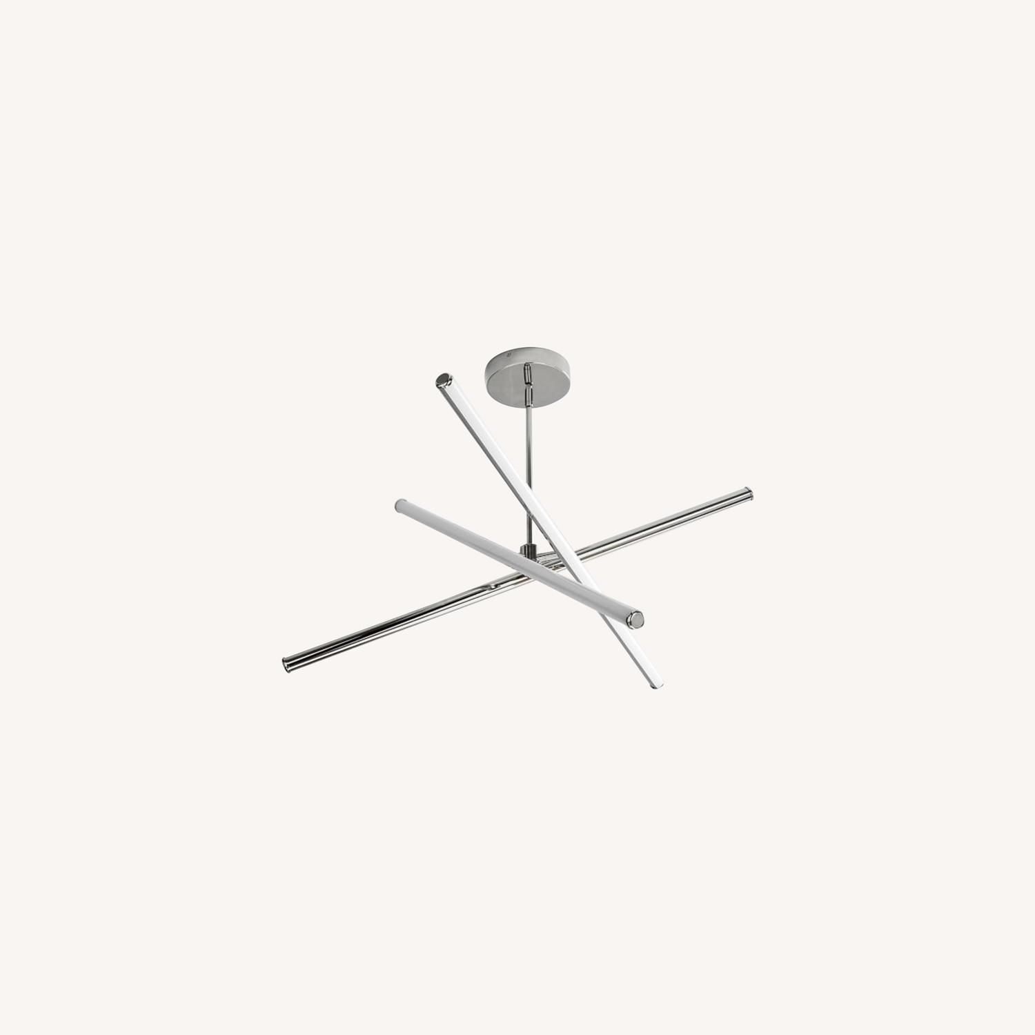 West Elm Light Rods LED Chandelier - AptDeco