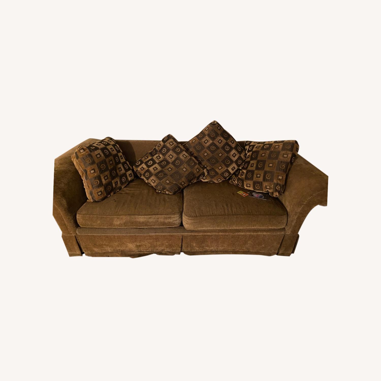 Brown Sleeper Sofa - AptDeco