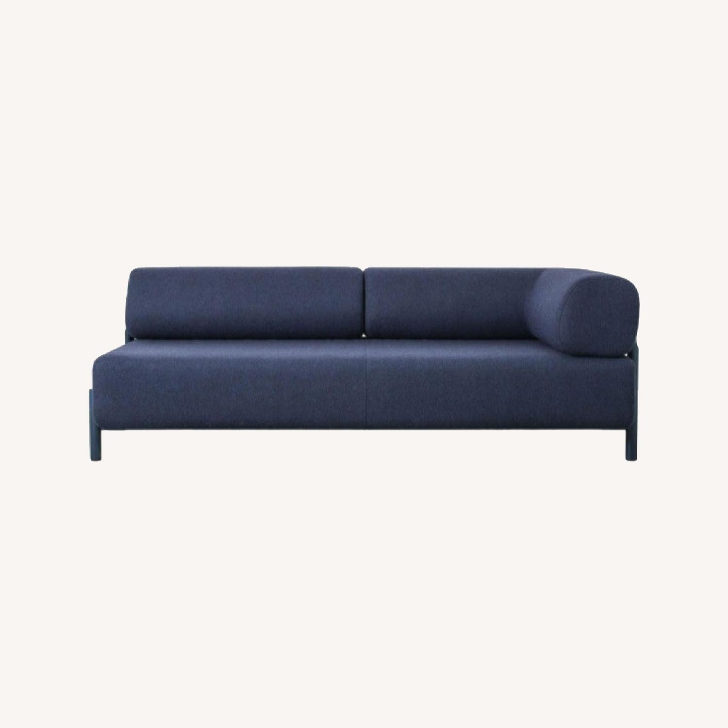 Hem Modular & Modern 2-Seater Blue Sofa - AptDeco