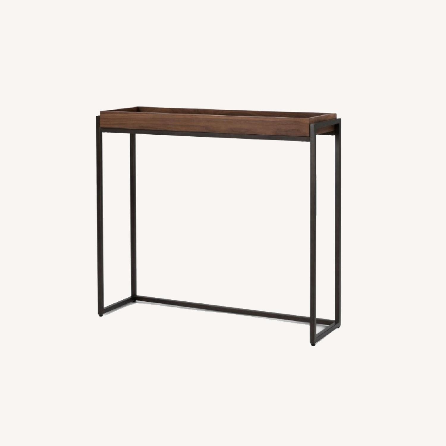 Article Oscuro Walnut Console Table - AptDeco