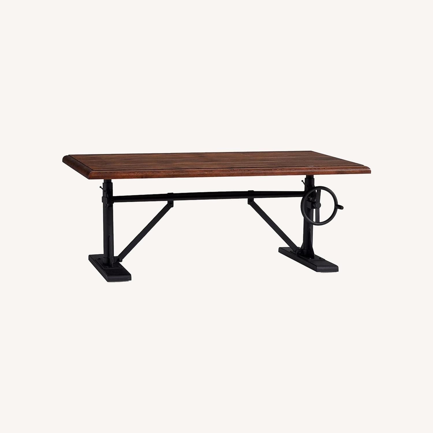 Pottery Barn Pittsburgh Crank Coffee Table - AptDeco