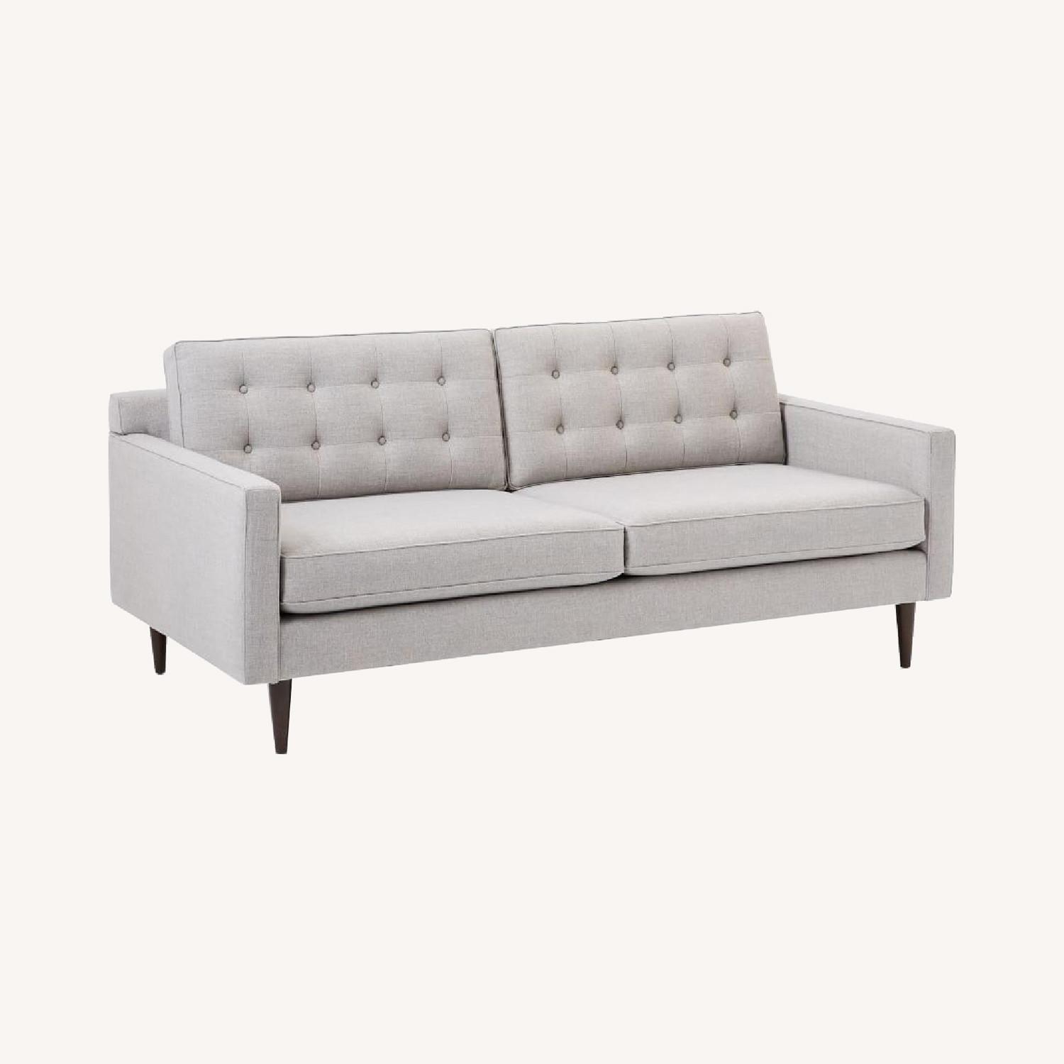 West Elm Gray Couch - AptDeco