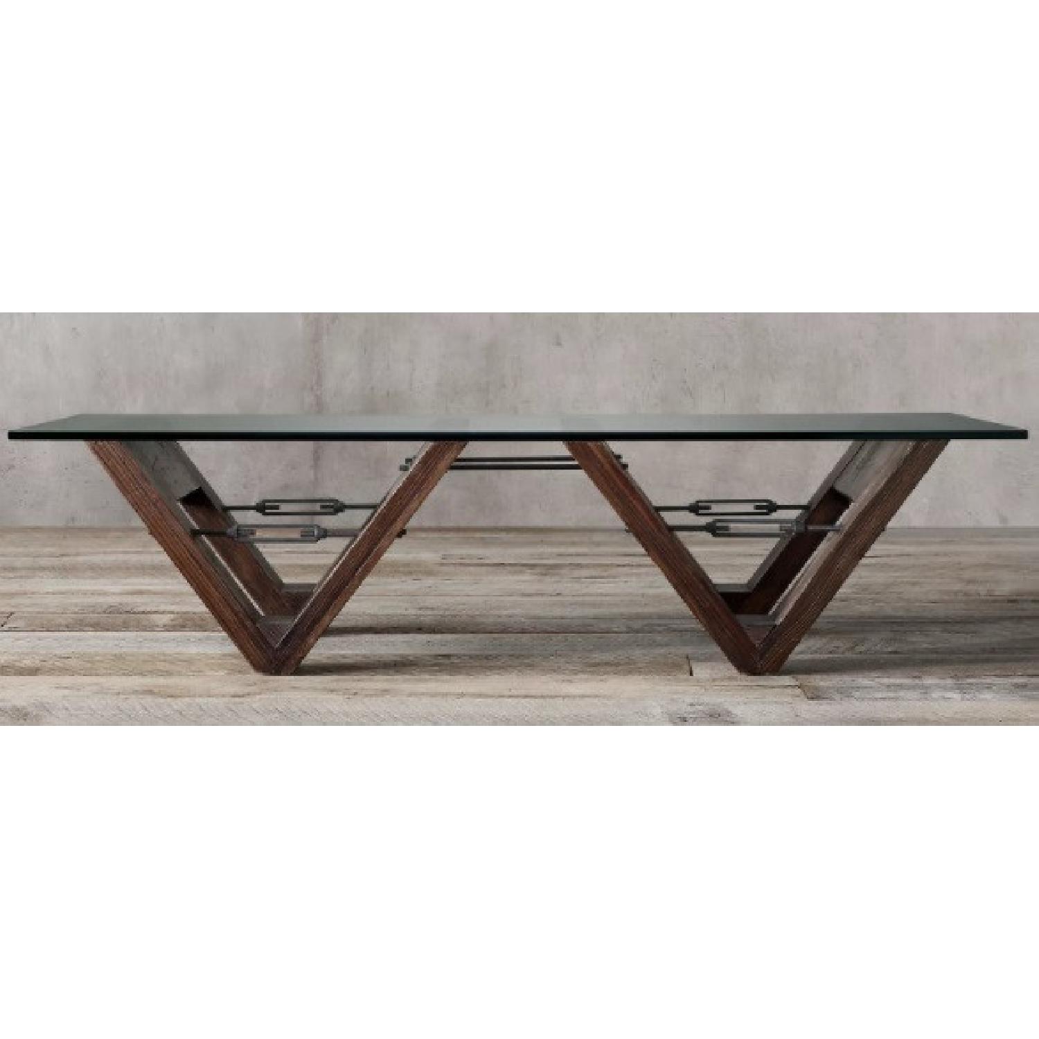 Restoration Hardware Coffee Table - AptDeco