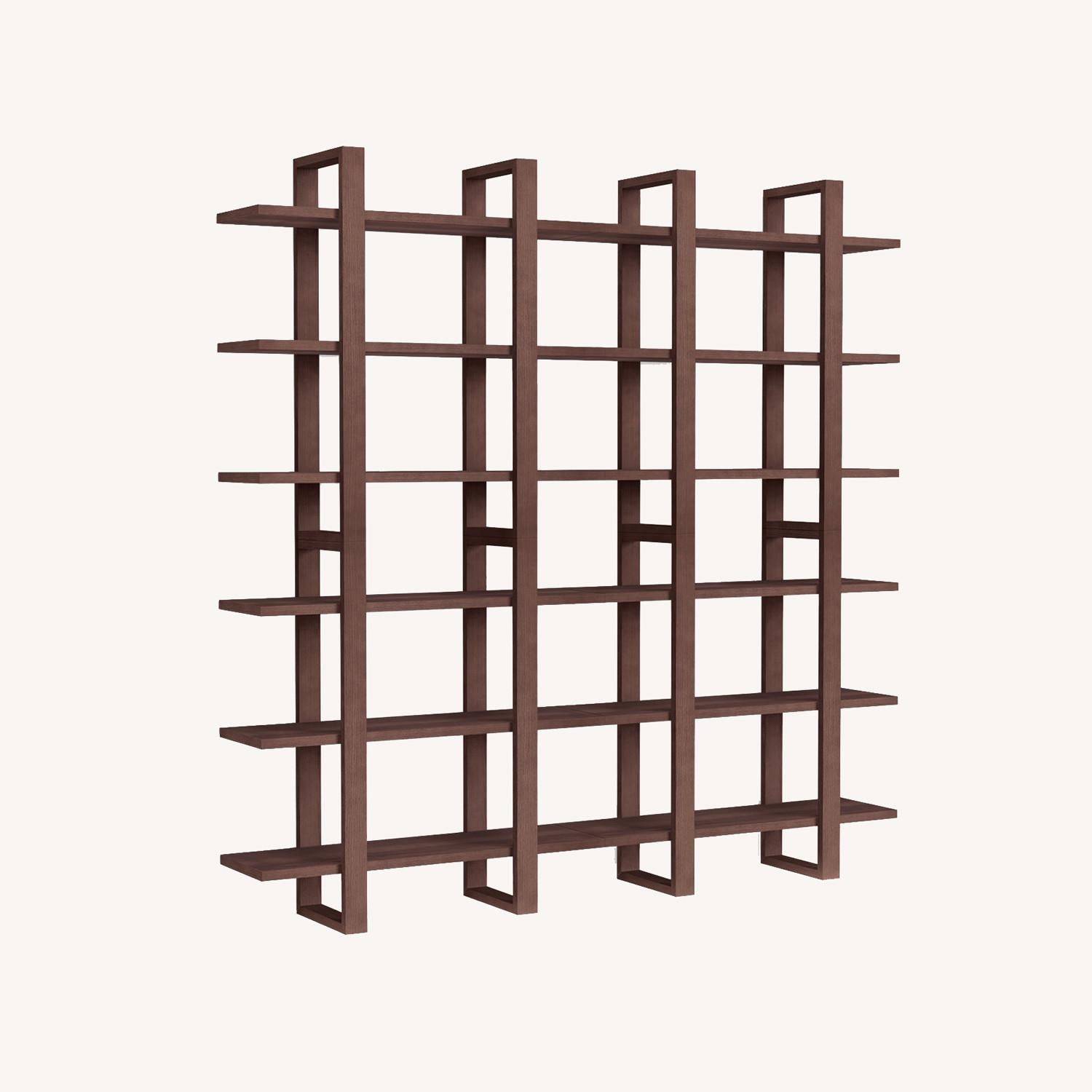 Burrow The Index Wall Shelf, Set of 4 in Walnut - AptDeco