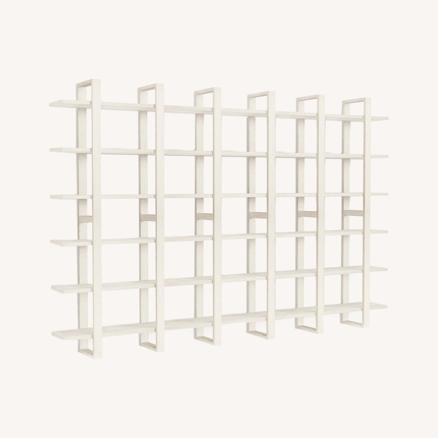 Burrow The Index Wall Shelf, Set of 6 in White - AptDeco
